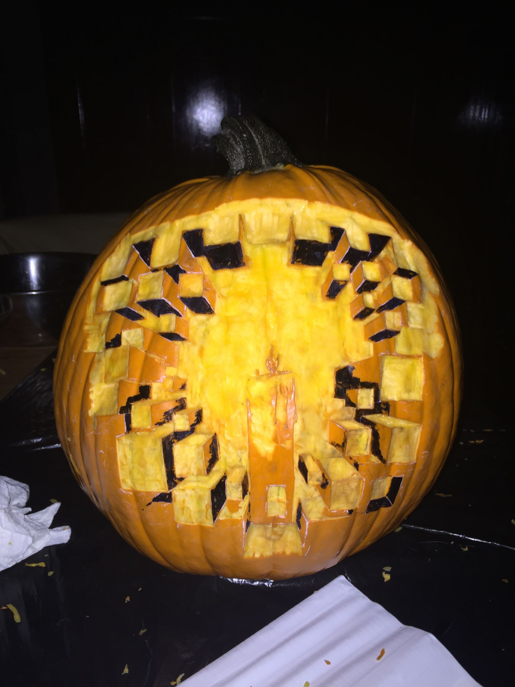 3D Optical Illusion Pumpkin Carving : 7 Steps (with Pictures ...