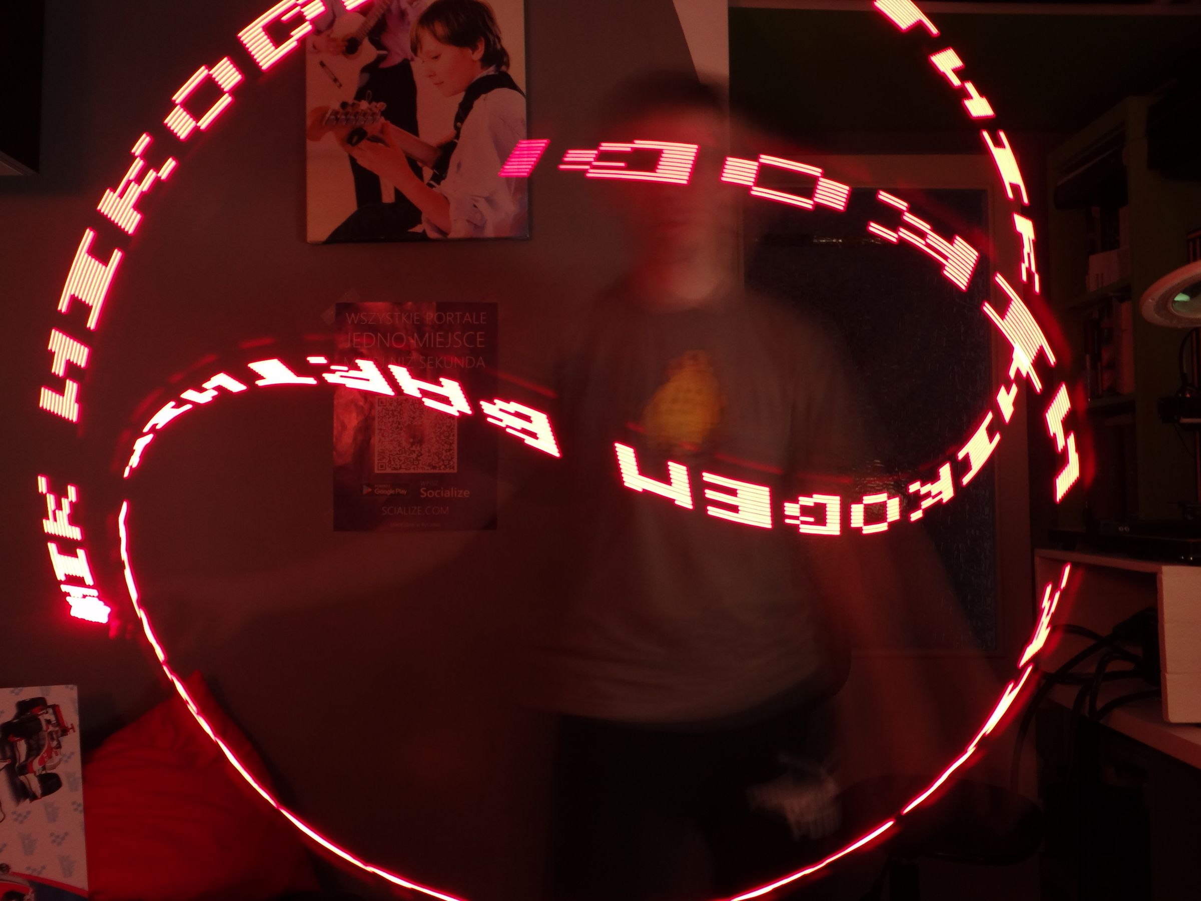 Simple Arduino Based POV Display : 7 Steps (with Pictures) - Instructables