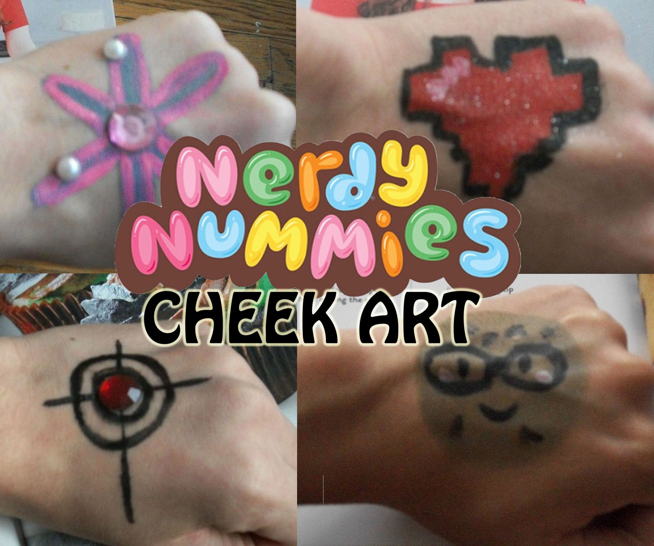 Nerdy Nummies Cheek Art : 5 Steps - Instructables