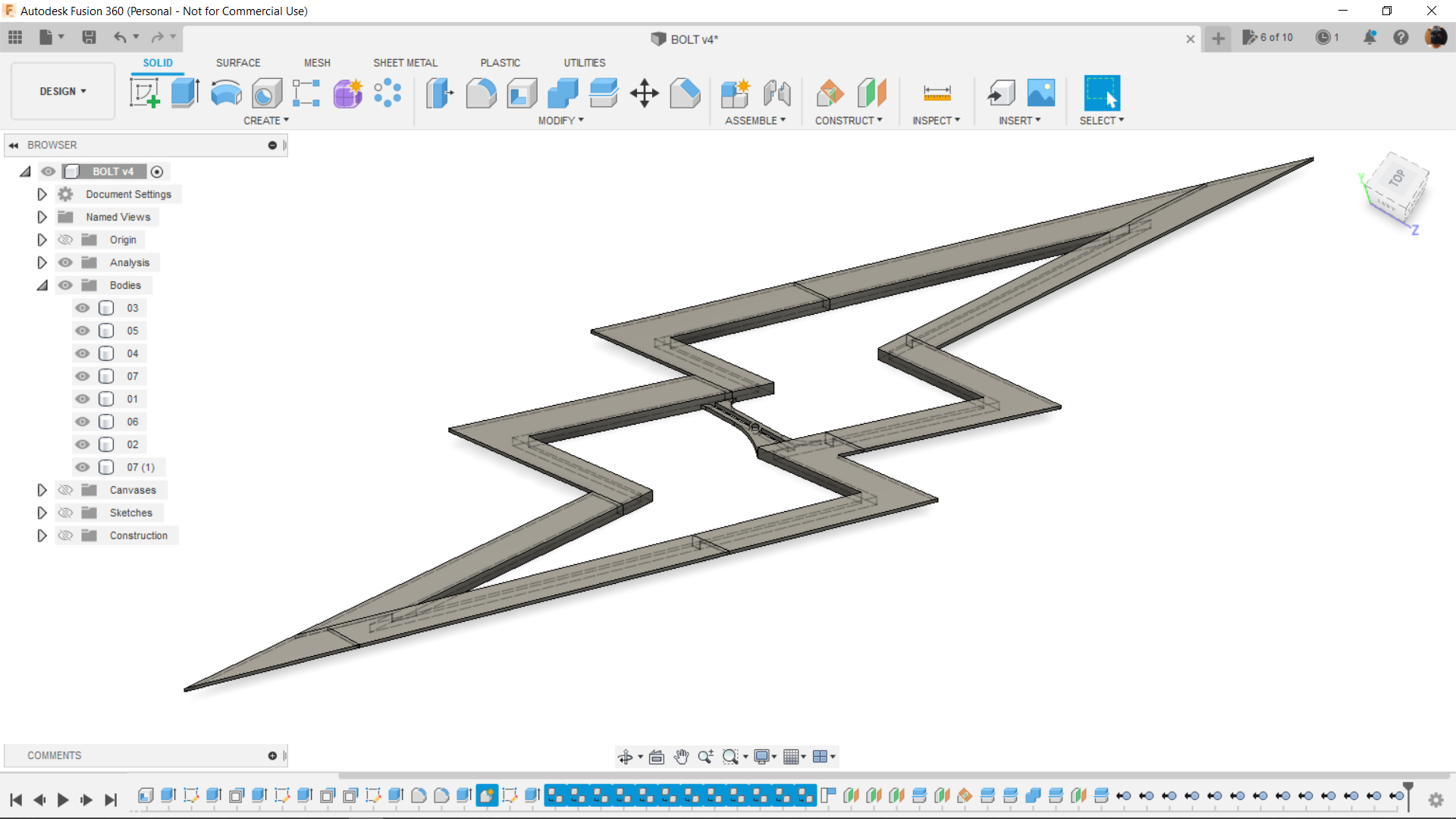 3D Printed Glowing Lightning Bolt Logo : 8 Steps (with Pictures ...