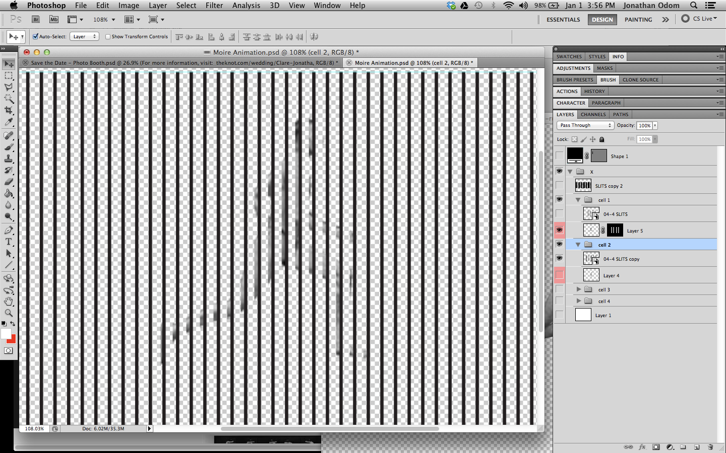 2D Moire (Slit) Animation : 7 Steps (with Pictures) - Instructables