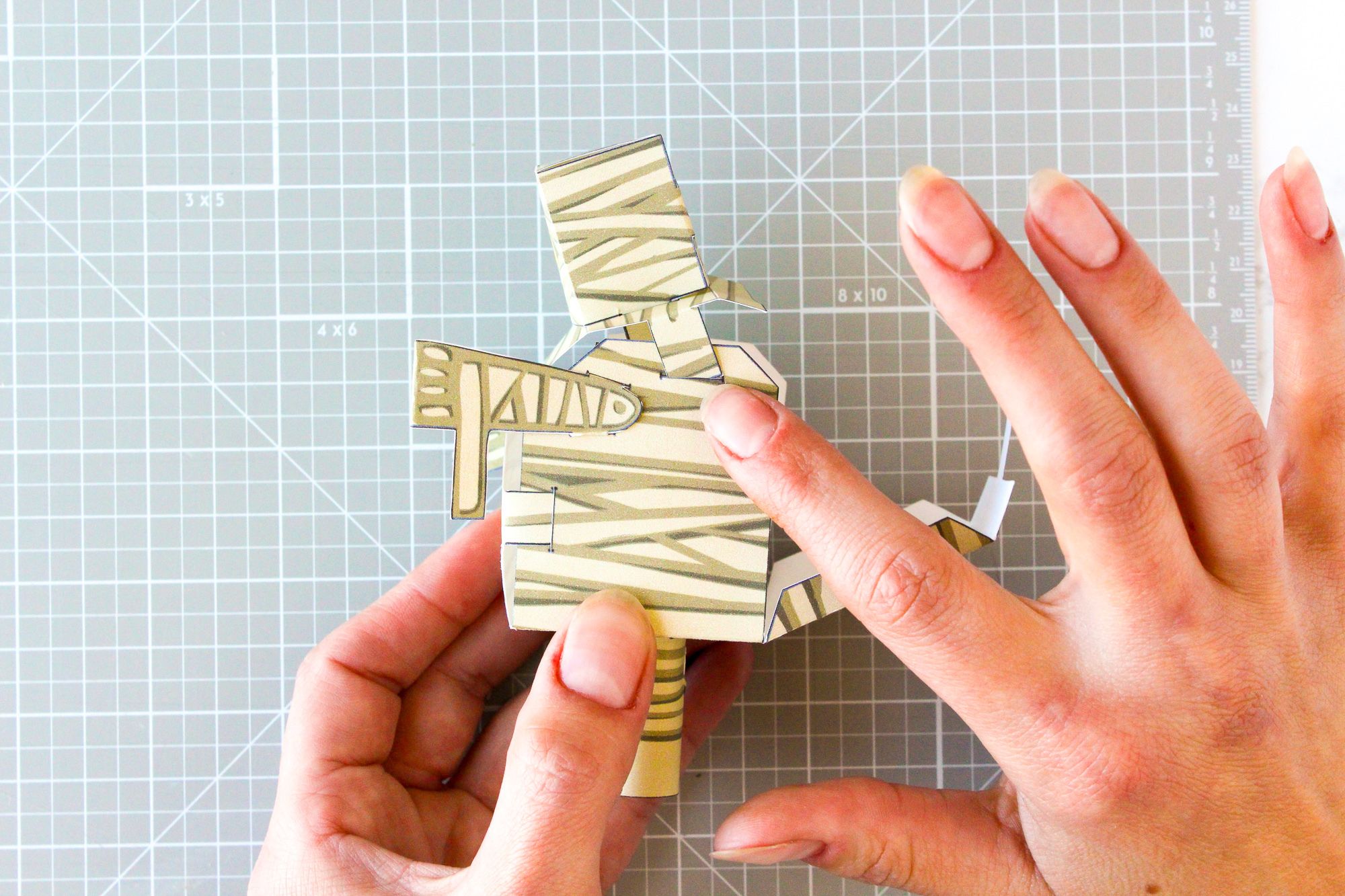 Free Halloween Mummybot Papercraft : 11 Steps (with Pictures ...