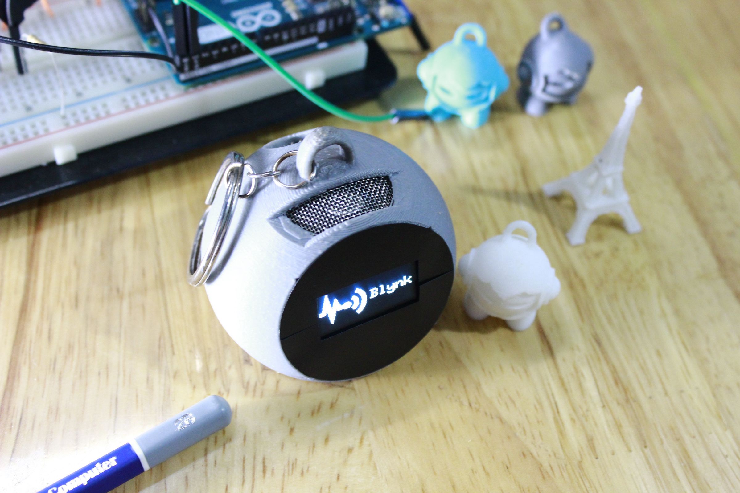 UV Meter & Breathalyzer Keychain - 3D Printed - IoT Blynk : 28 Steps ...