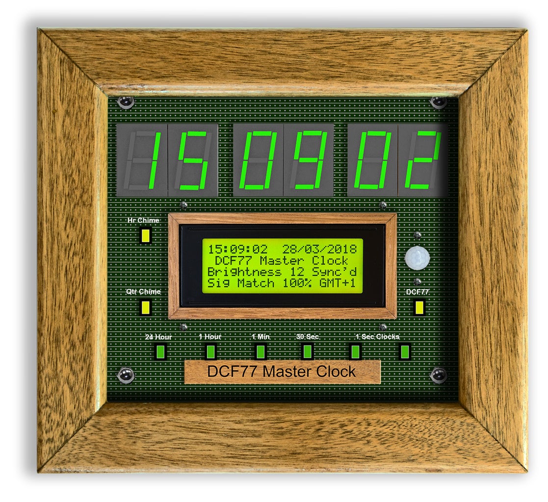 Arduino Dcf77 Master Wall Clock 12 Steps With Pictures Instructables