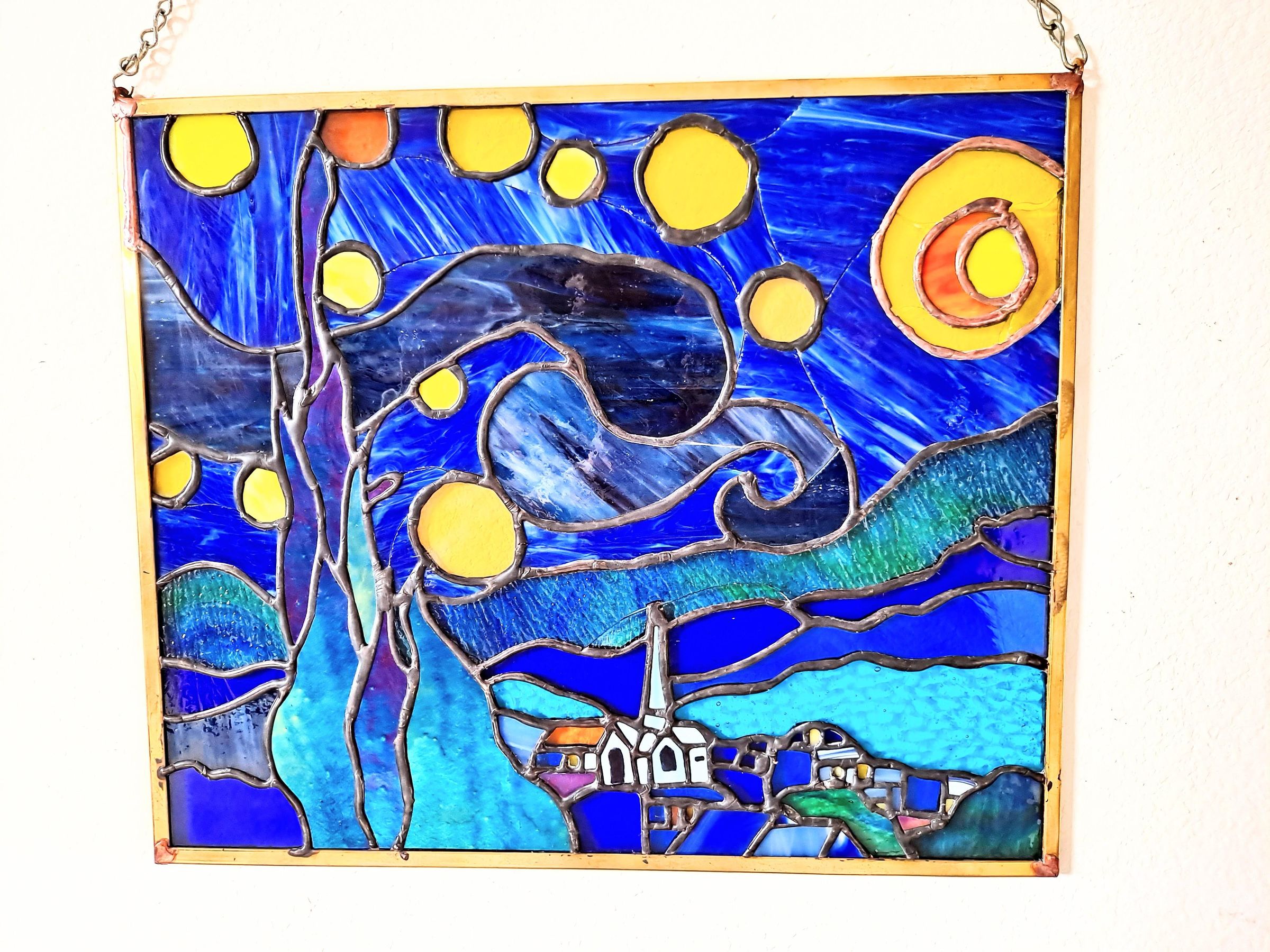 Starry Night Stained Glass : 9 Steps (with Pictures) - Instructables