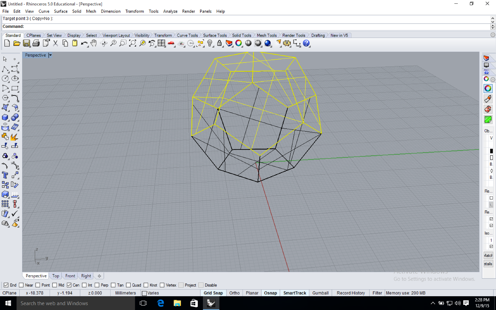 Construct a Dodecahedron in Rhino 3D : 8 Steps - Instructables