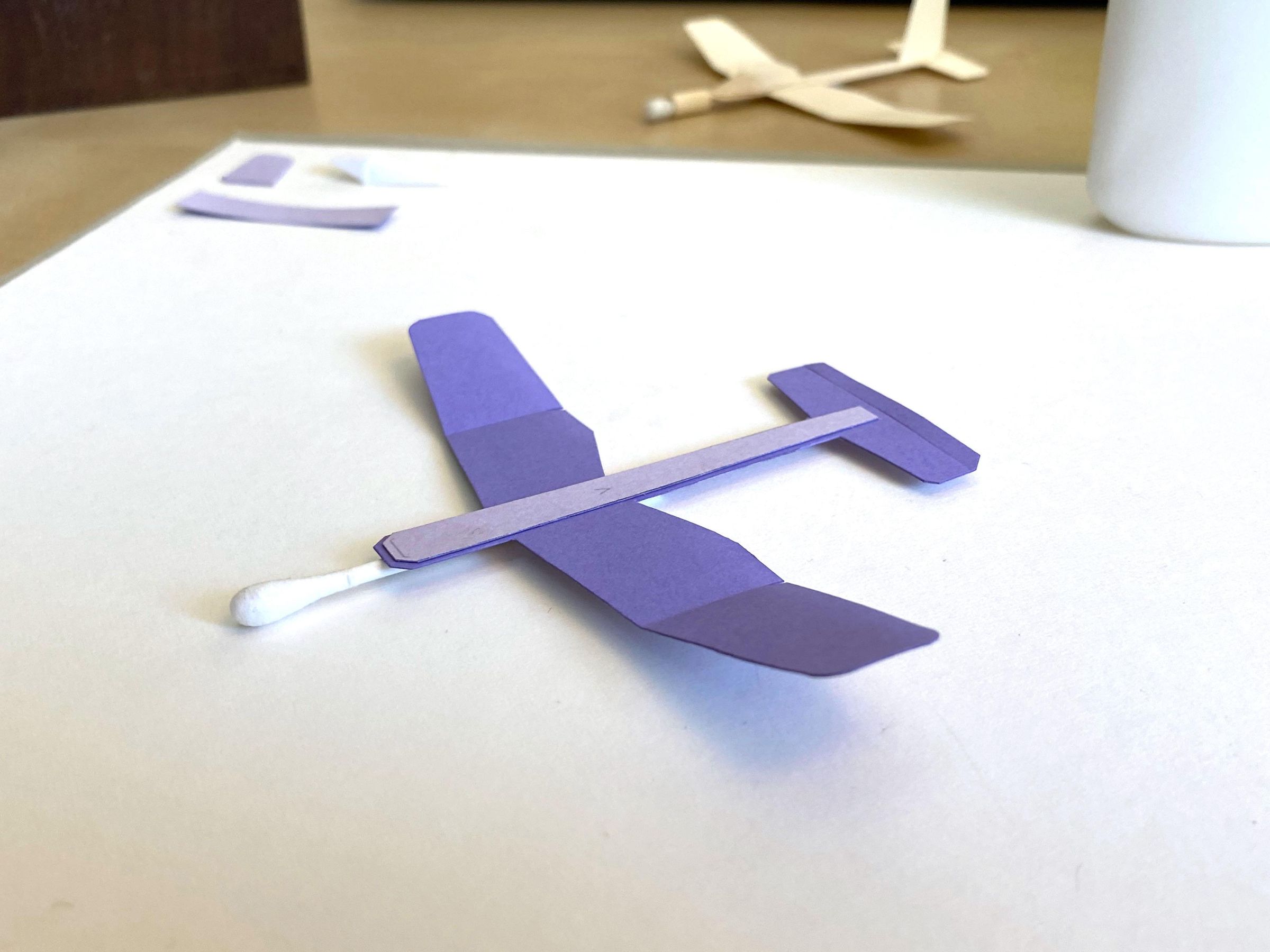 Cotton Swab Card Stock Micro Gliders : 9 Steps (with Pictures ...