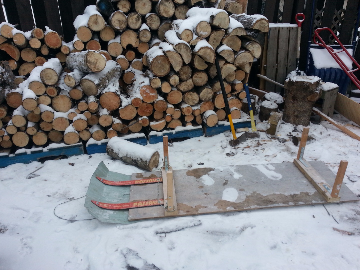 Firewood Sled : 8 Steps (with Pictures) - Instructables