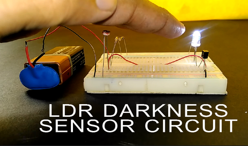 How to Make LDR Darkness Sensor Circuit Simple DIY : 7 Steps - Instructables