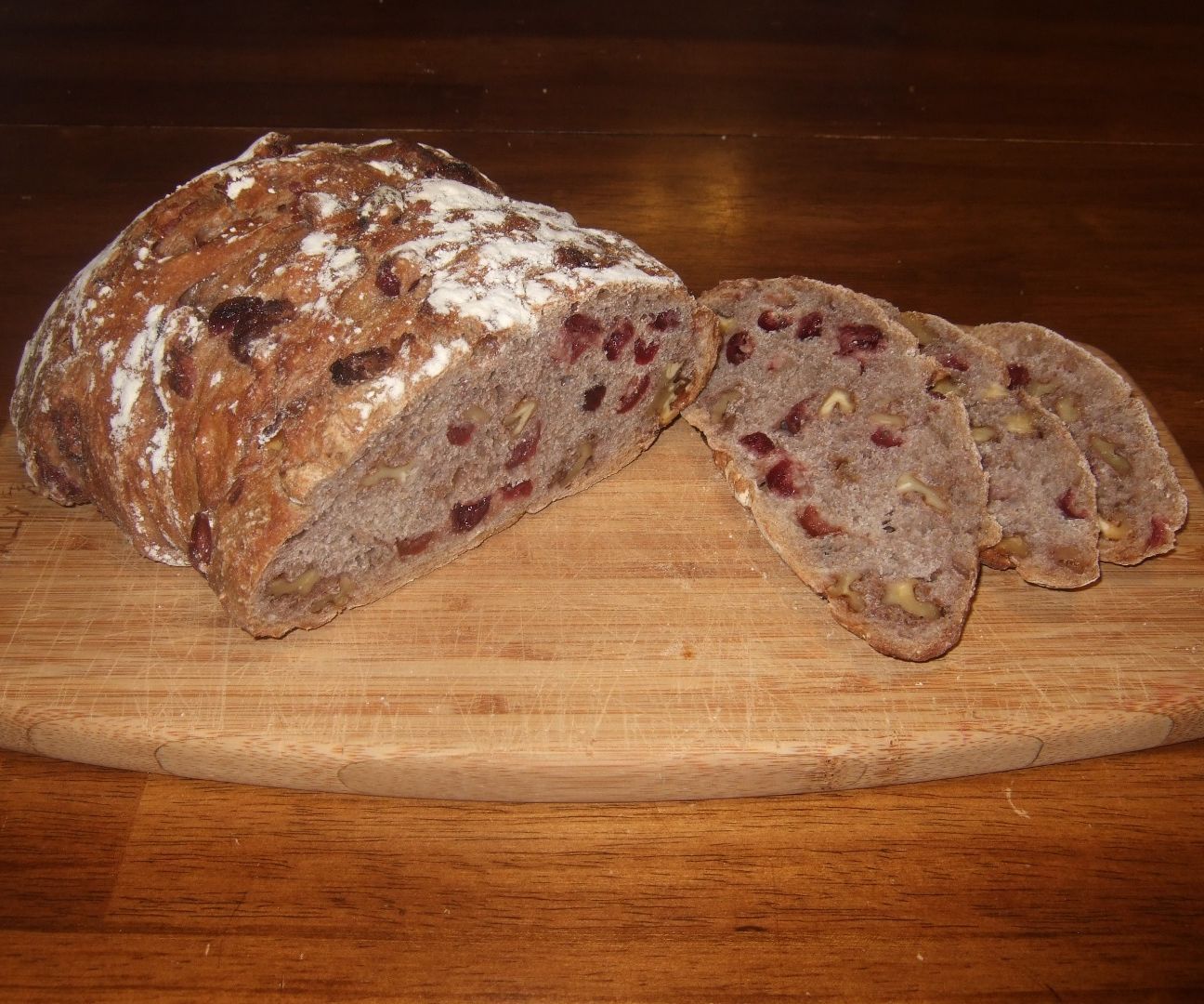 Walnut Craisin Bread - Easy to Make, Small Effort, Huge Reward : 5 ...