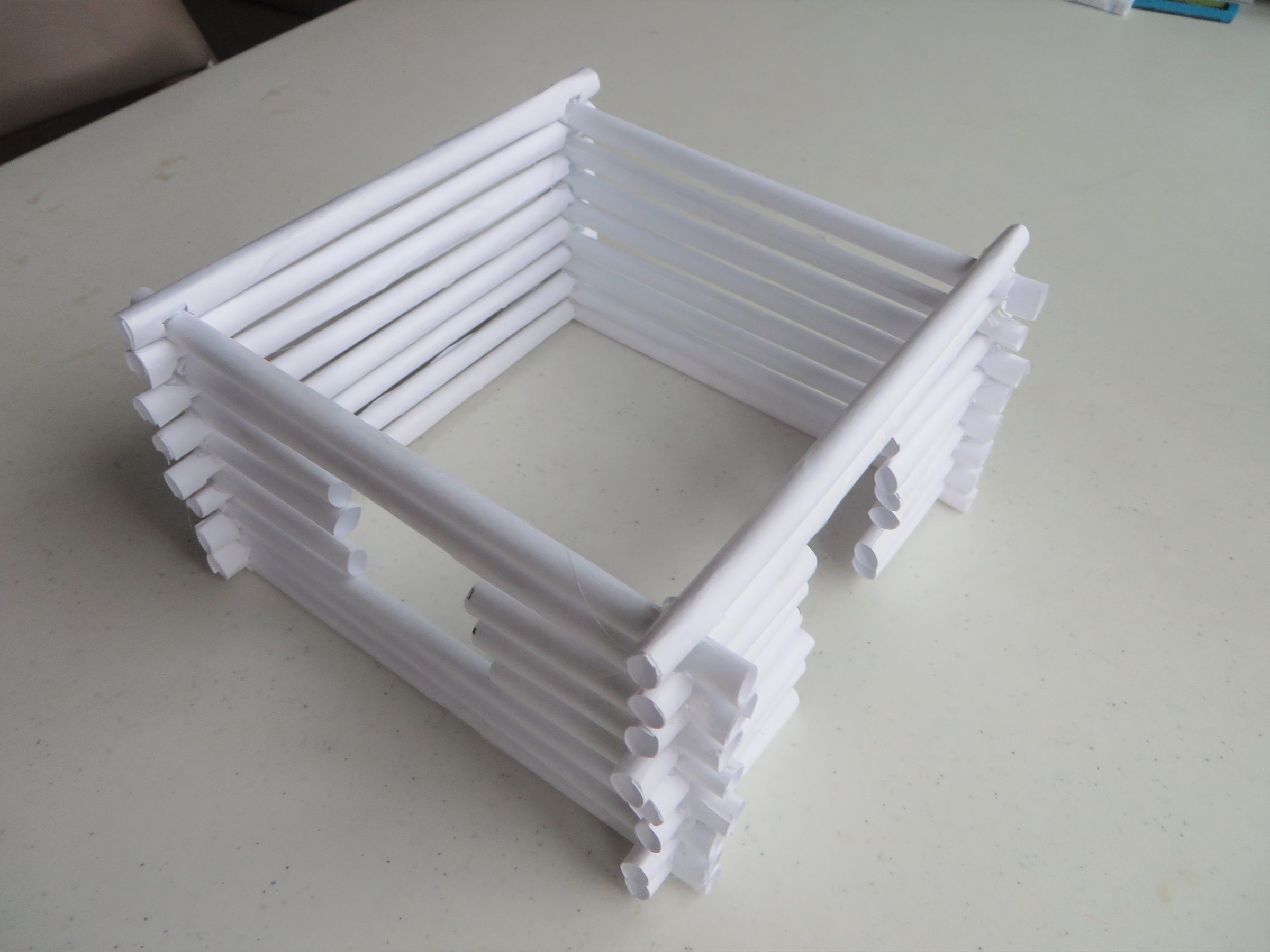 Log Cabin Made With Paper : 12 Steps (with Pictures) - Instructables