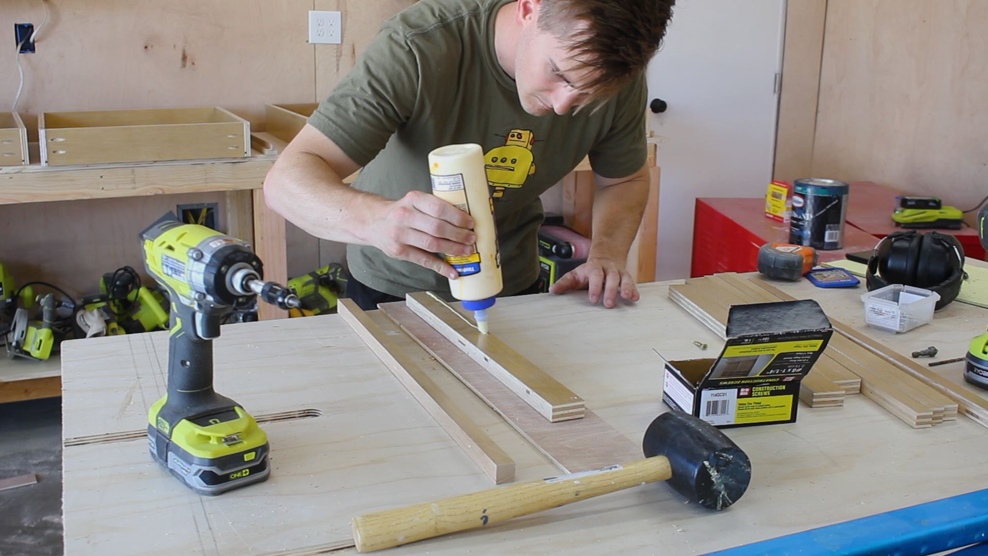 $100 10ft Work Bench/Surface With Storage : 12 Steps (with Pictures ...