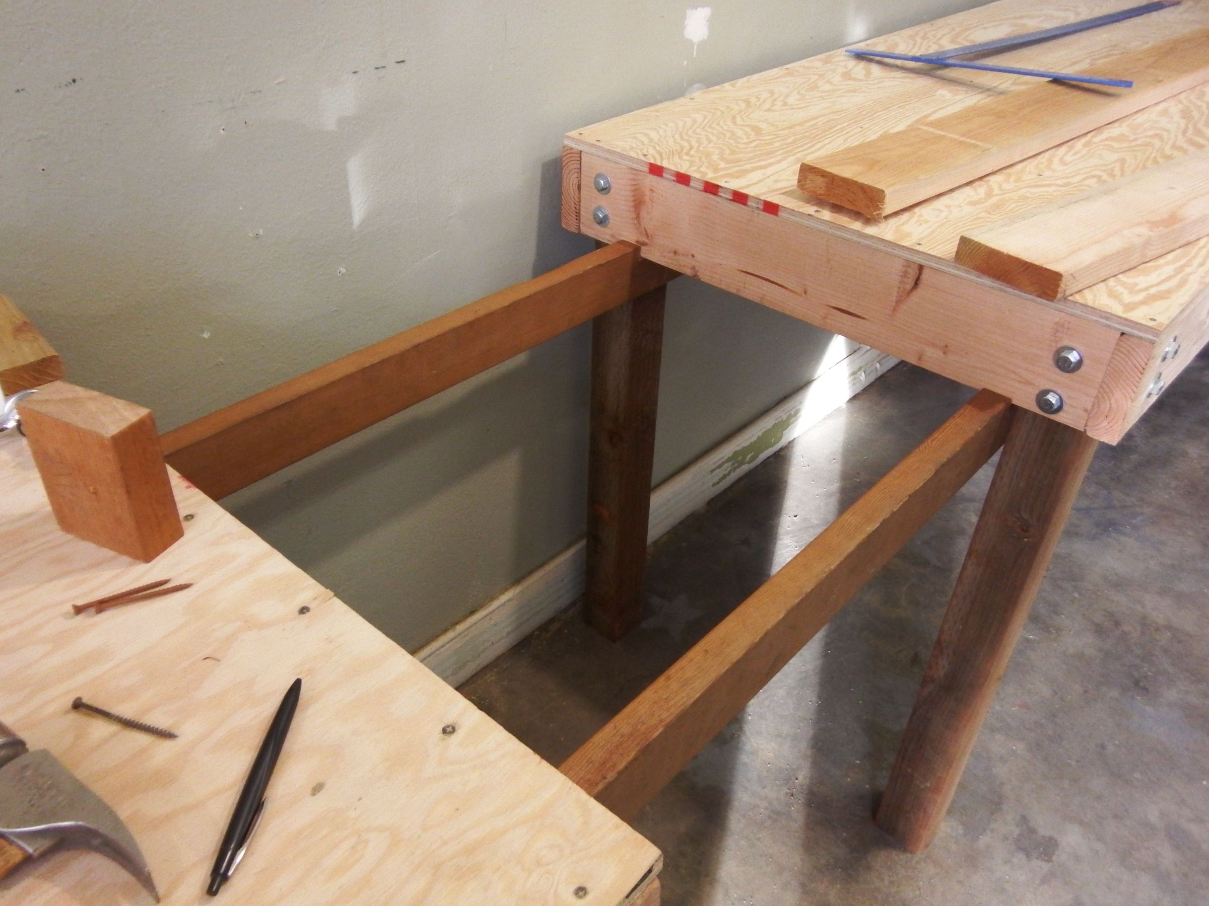 Saw Workbench Area Retrofit : 4 Steps (with Pictures) - Instructables