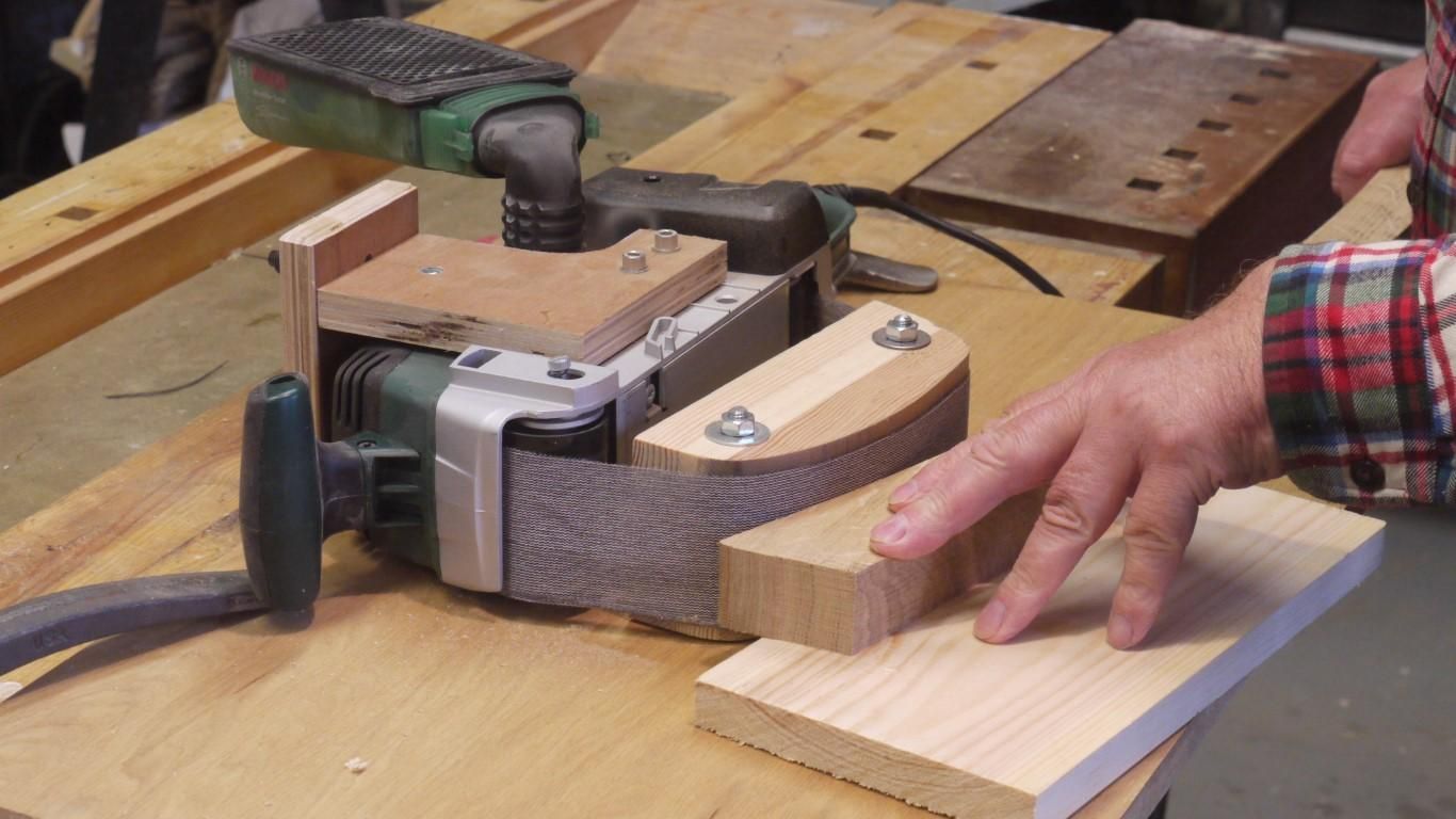 Belt-sander Linisher : 7 Steps (with Pictures) - Instructables