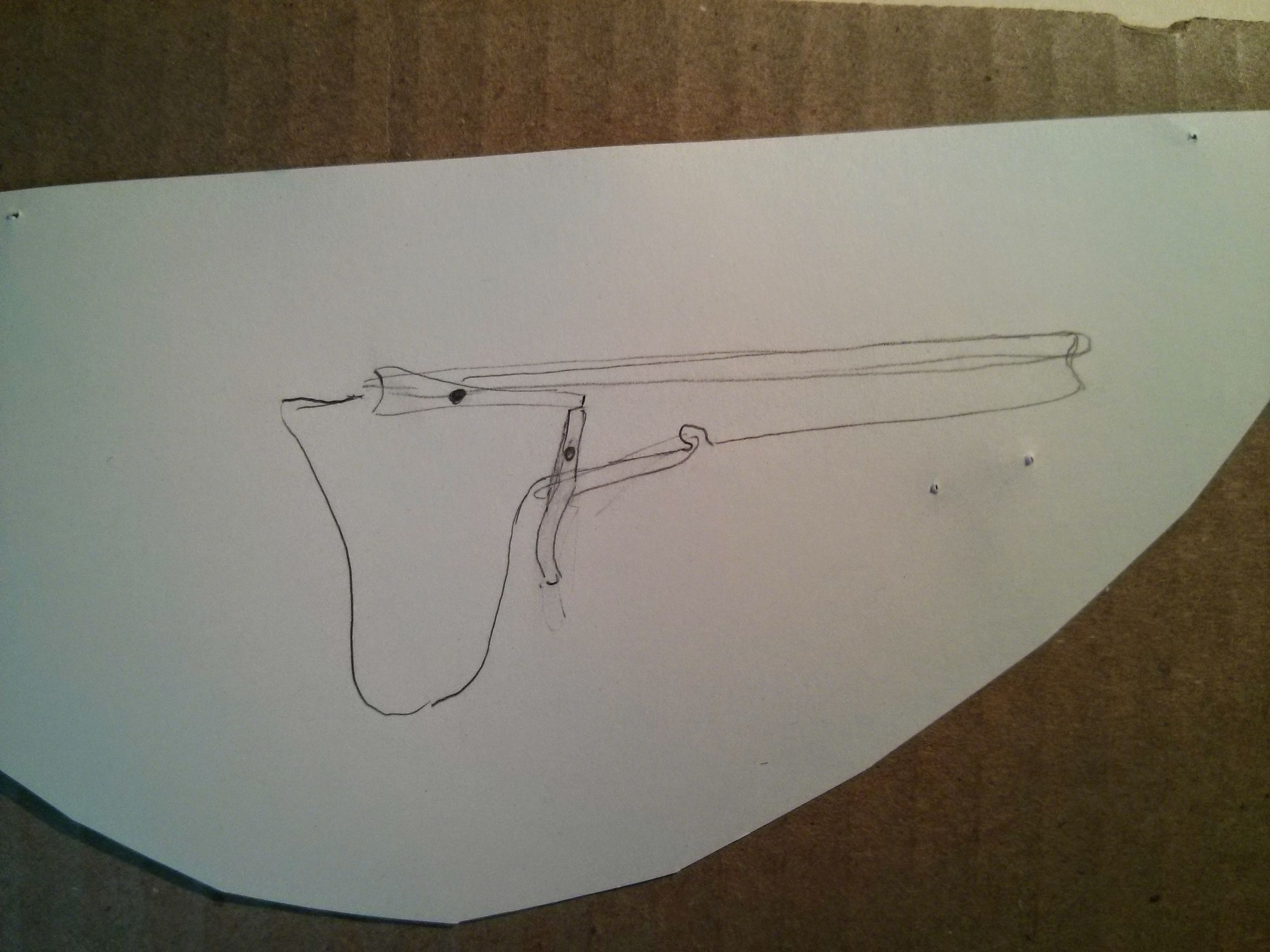 Rubber Band Shooter With Hair Trigger - 3D-Print or Make From Cardboard ...
