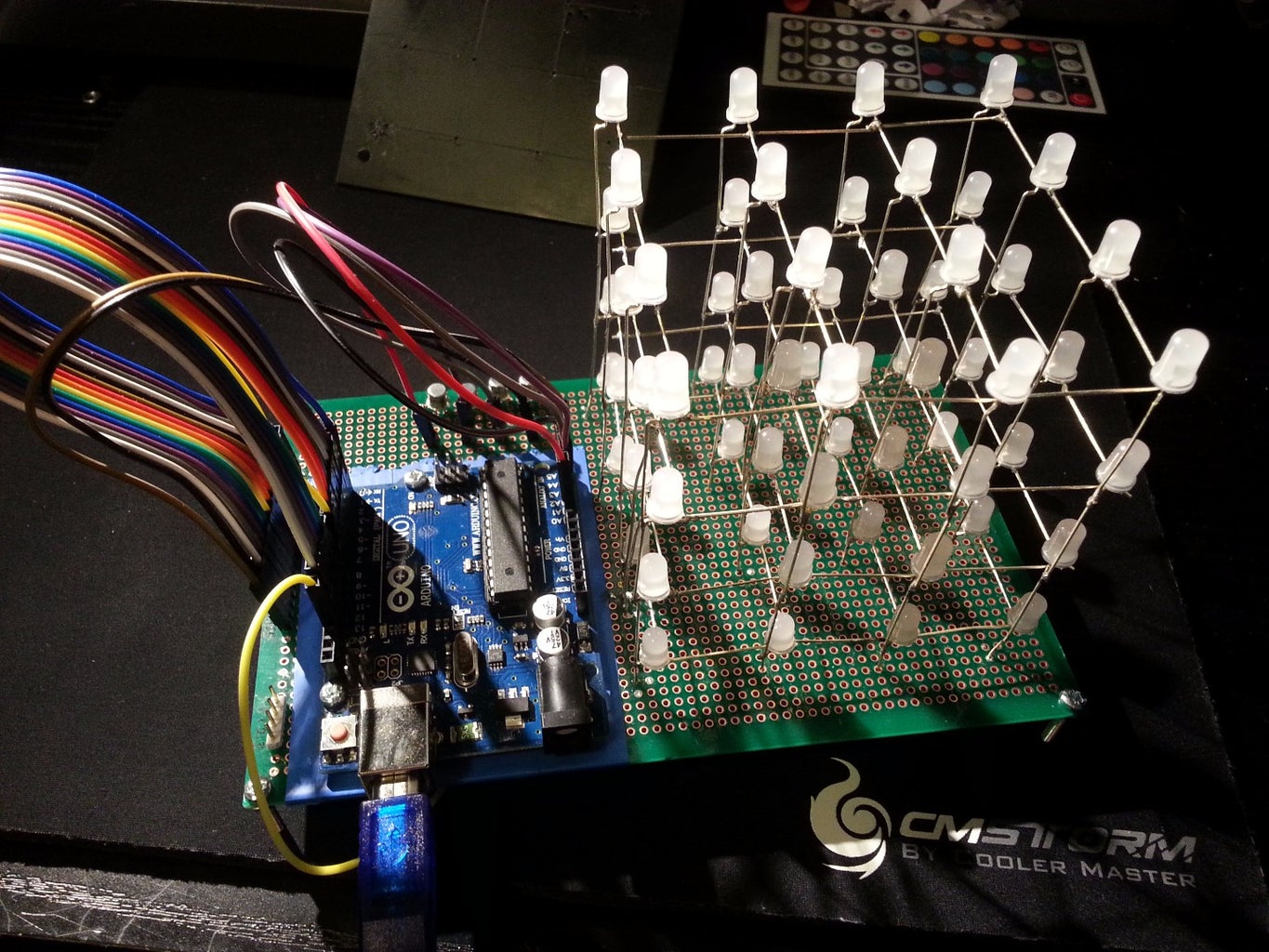 Led Cube Code Generator 4x4x4 Arduino With Pictures Instructables