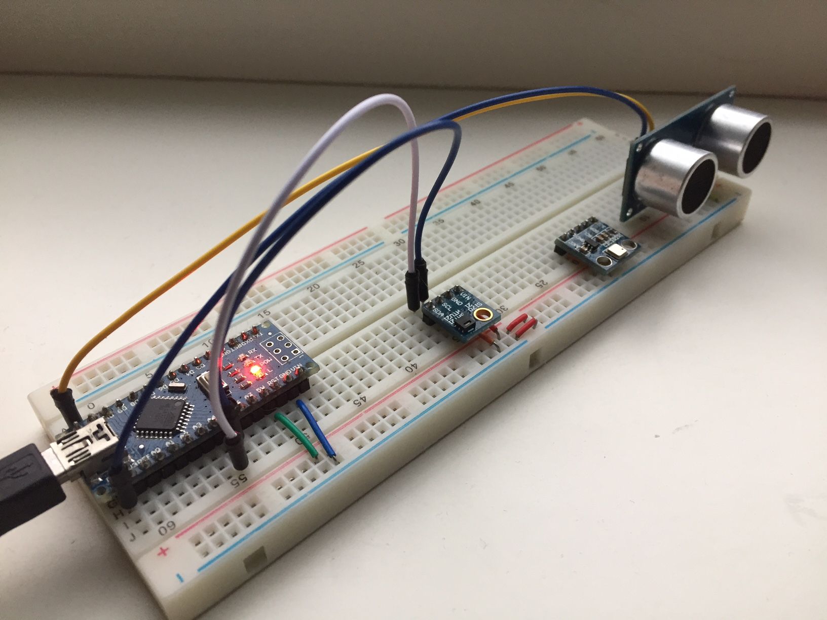 Temperature Compensated Ultrasonic Range Finder With Arduino (with ...