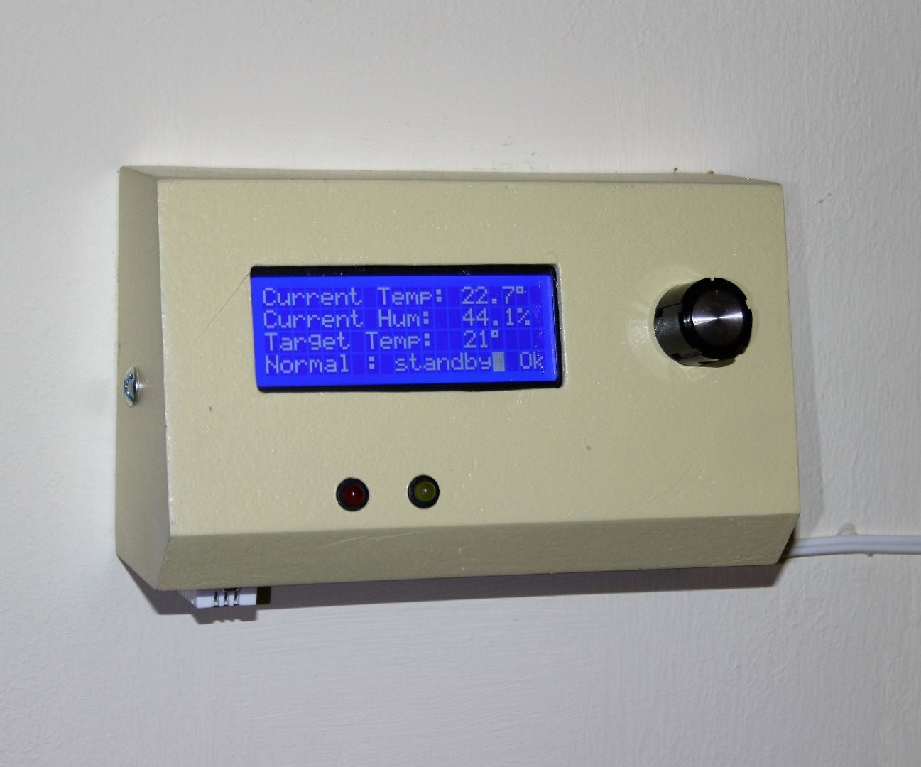 Home Thermostat With Arduino And Big Lcd 7 Steps With Pictures