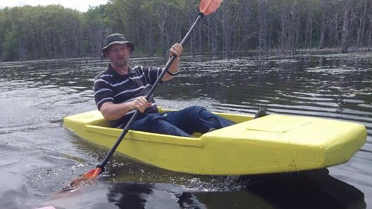 Sawfish, the Unsinkable, Lightweight, Foam Kayak, Free DIY Kayak Plans ...
