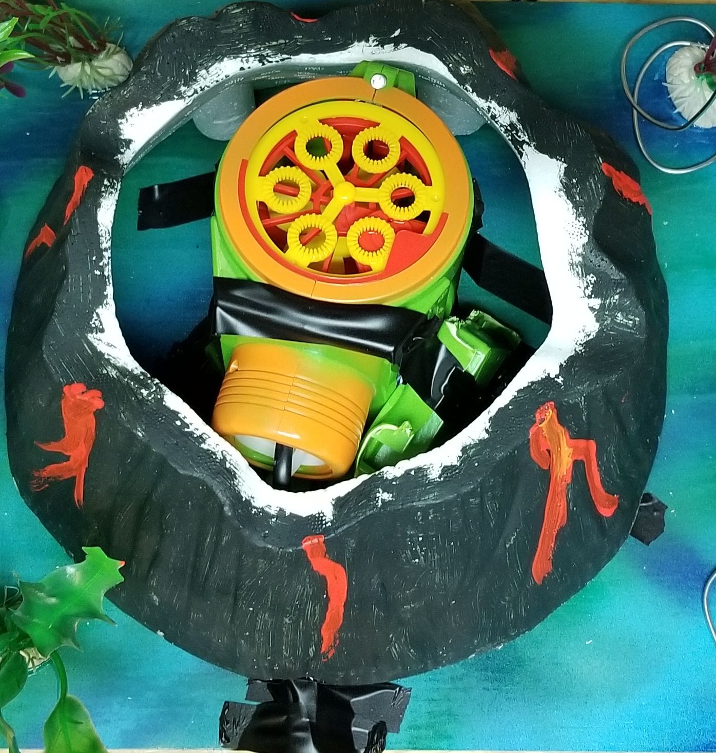 “Finding Nemo” Mobile Aquarium With Bubble Volcano & LEDs : 33 Steps ...