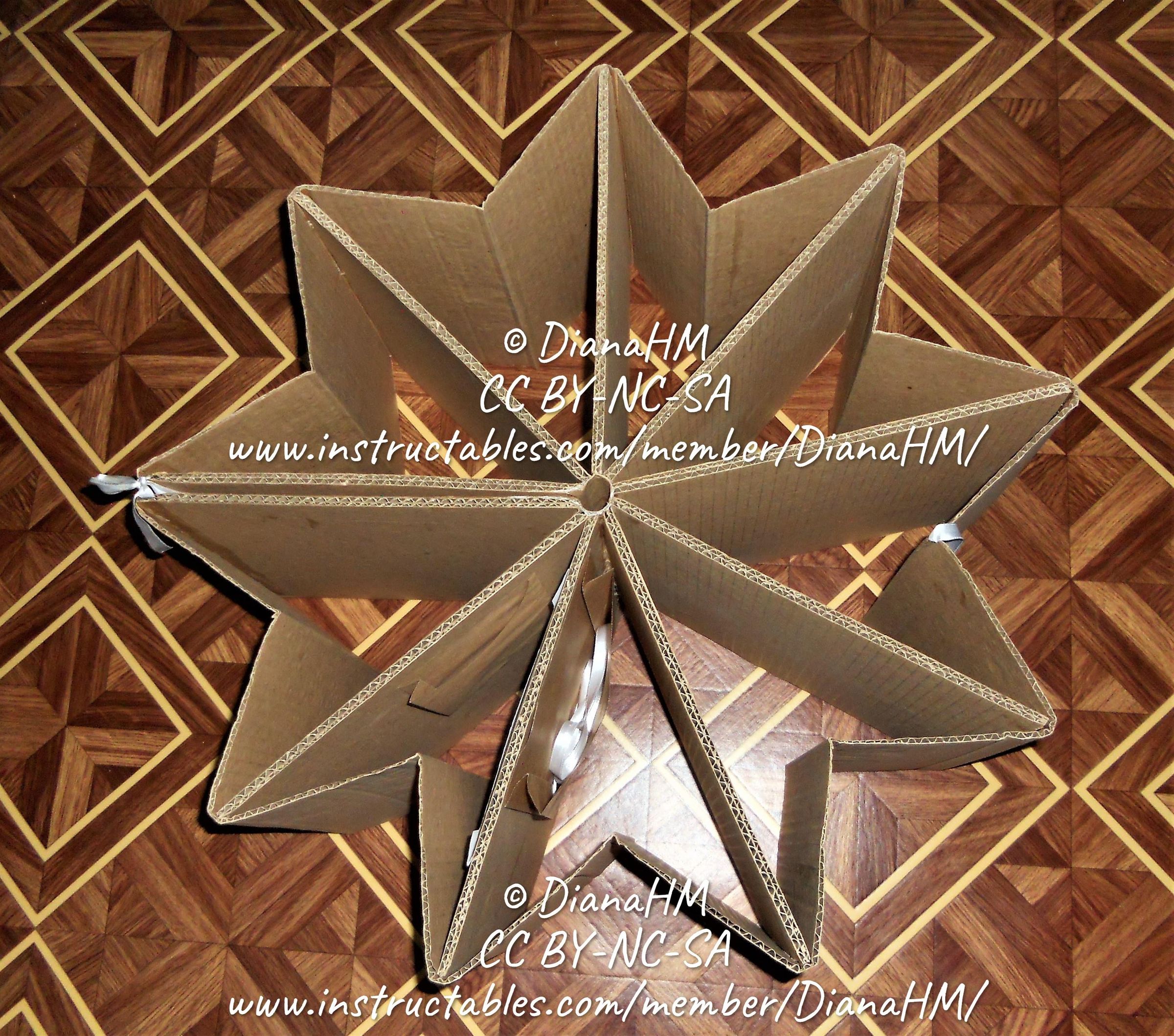 Portable Foldable Cardboard Stool-Table : 10 Steps (with Pictures ...