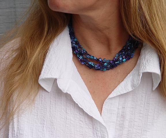 Adjustable Crocheted Necklace : 6 Steps (with Pictures) - Instructables