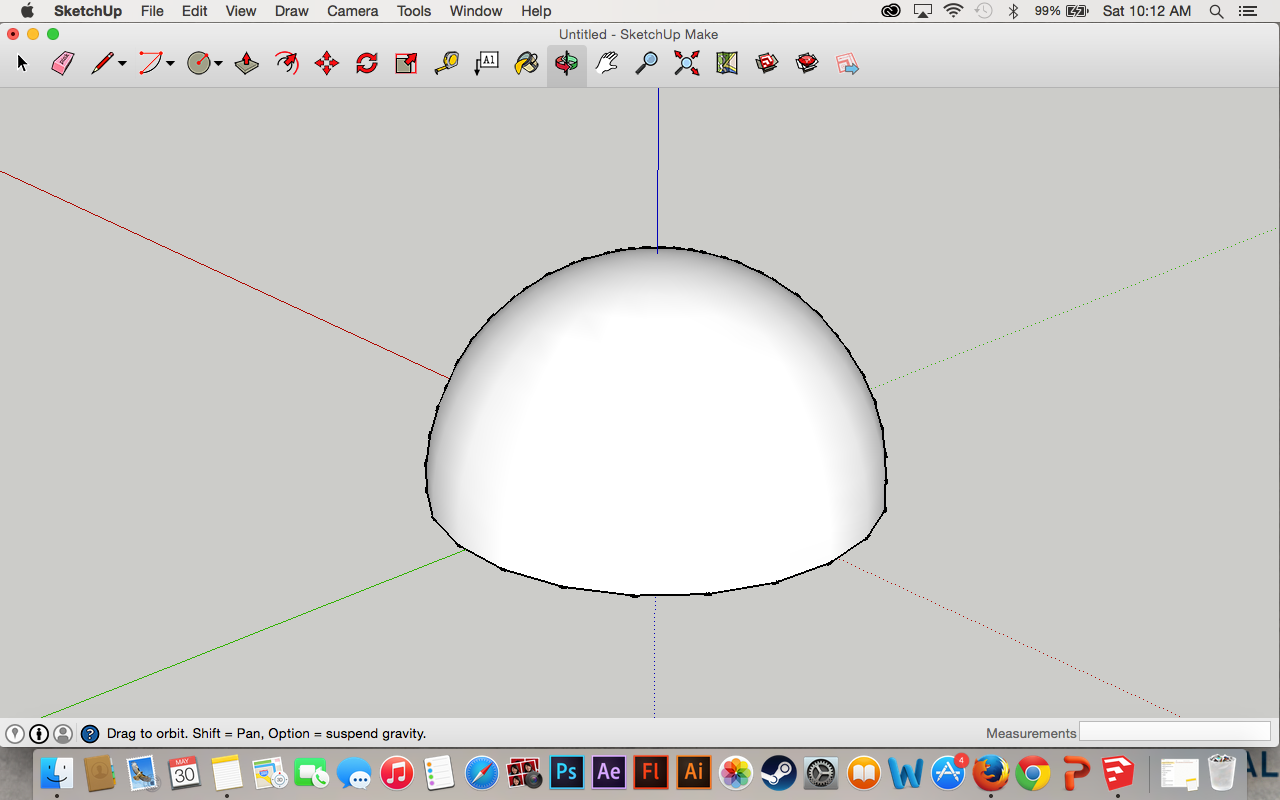 How to Create a Dome in Sketchup : 8 Steps - Instructables