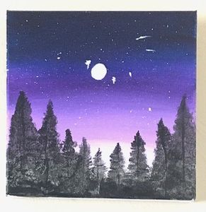 How to Paint a Night Sky Scene : 8 Steps (with Pictures) - Instructables