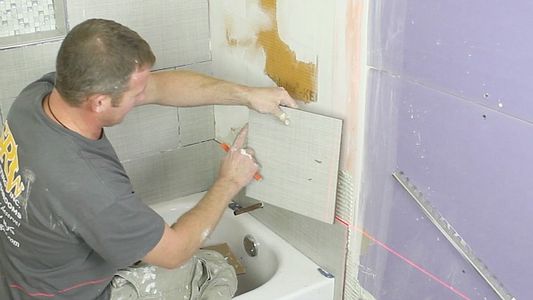 How to Tile a Shower Wall...AND Cut Tiles Like a Pro!! : 16 Steps (with ...