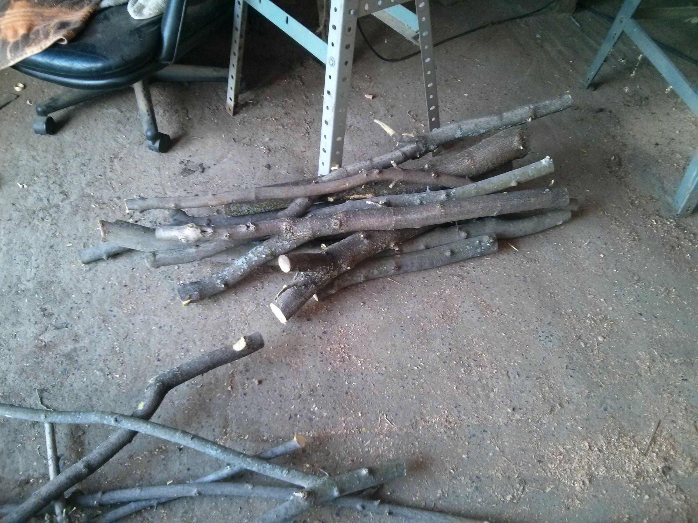 Decorative Garden Bench Made From Fallen Tree Limbs : 9 Steps ...