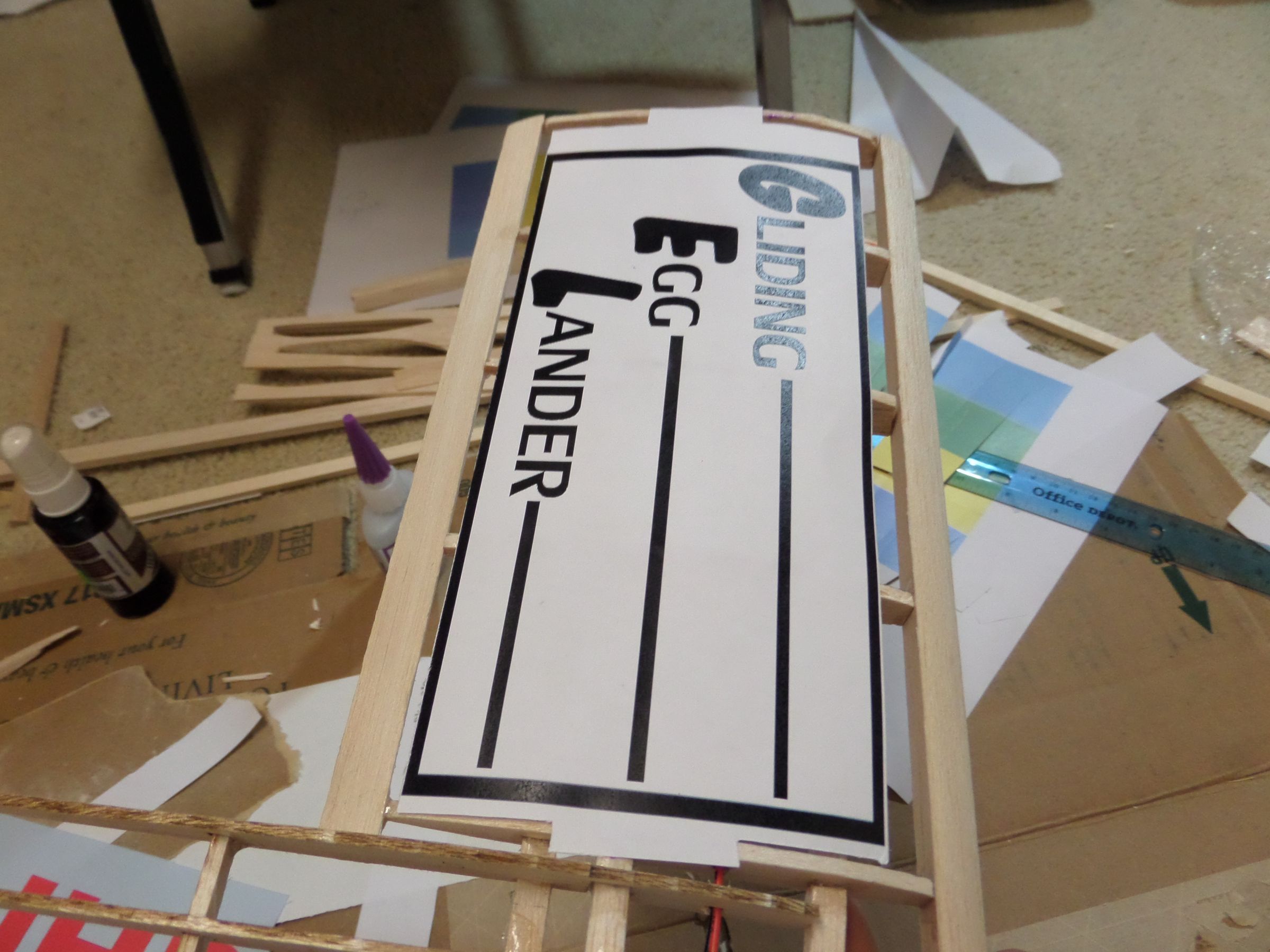 Gliding Egg Lander (Balsa Wood Plane) : 7 Steps - Instructables