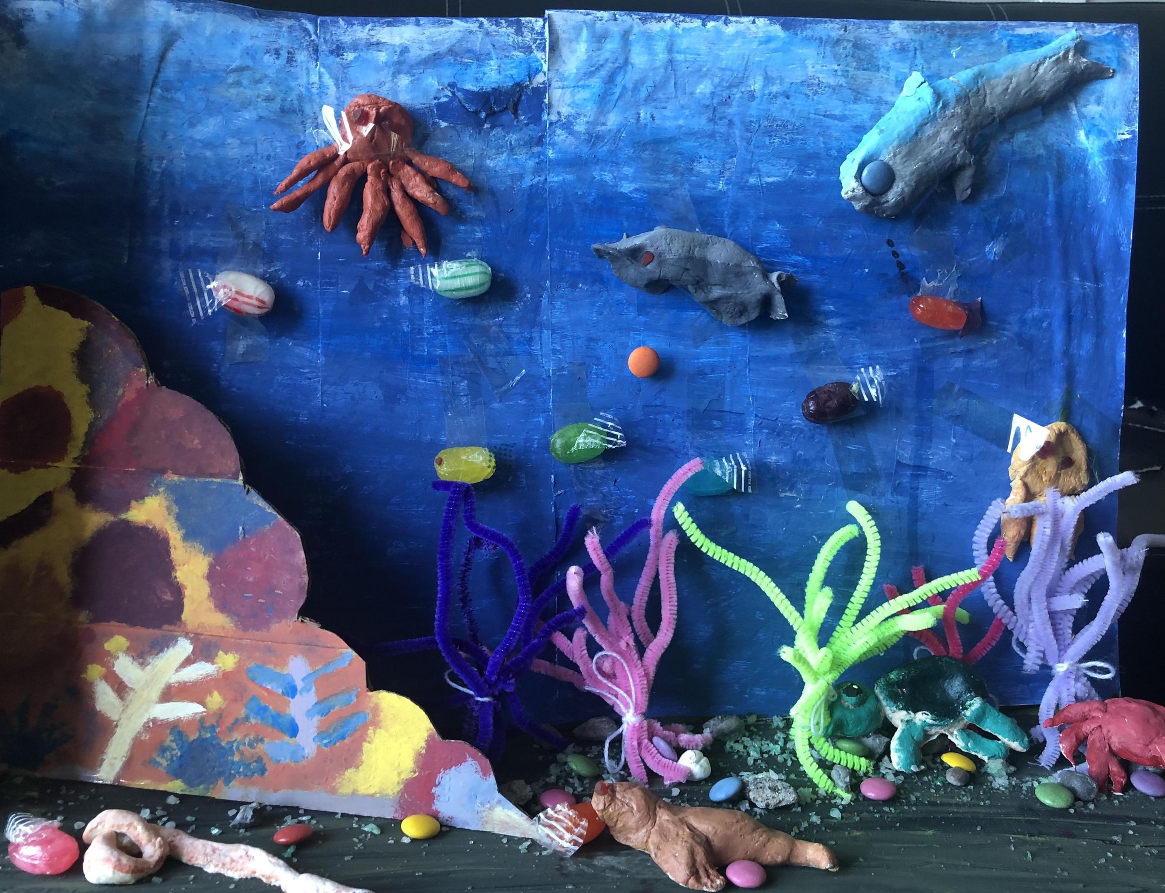 Marine Ecosystem Model With Candy! : 30 Steps - Instructables