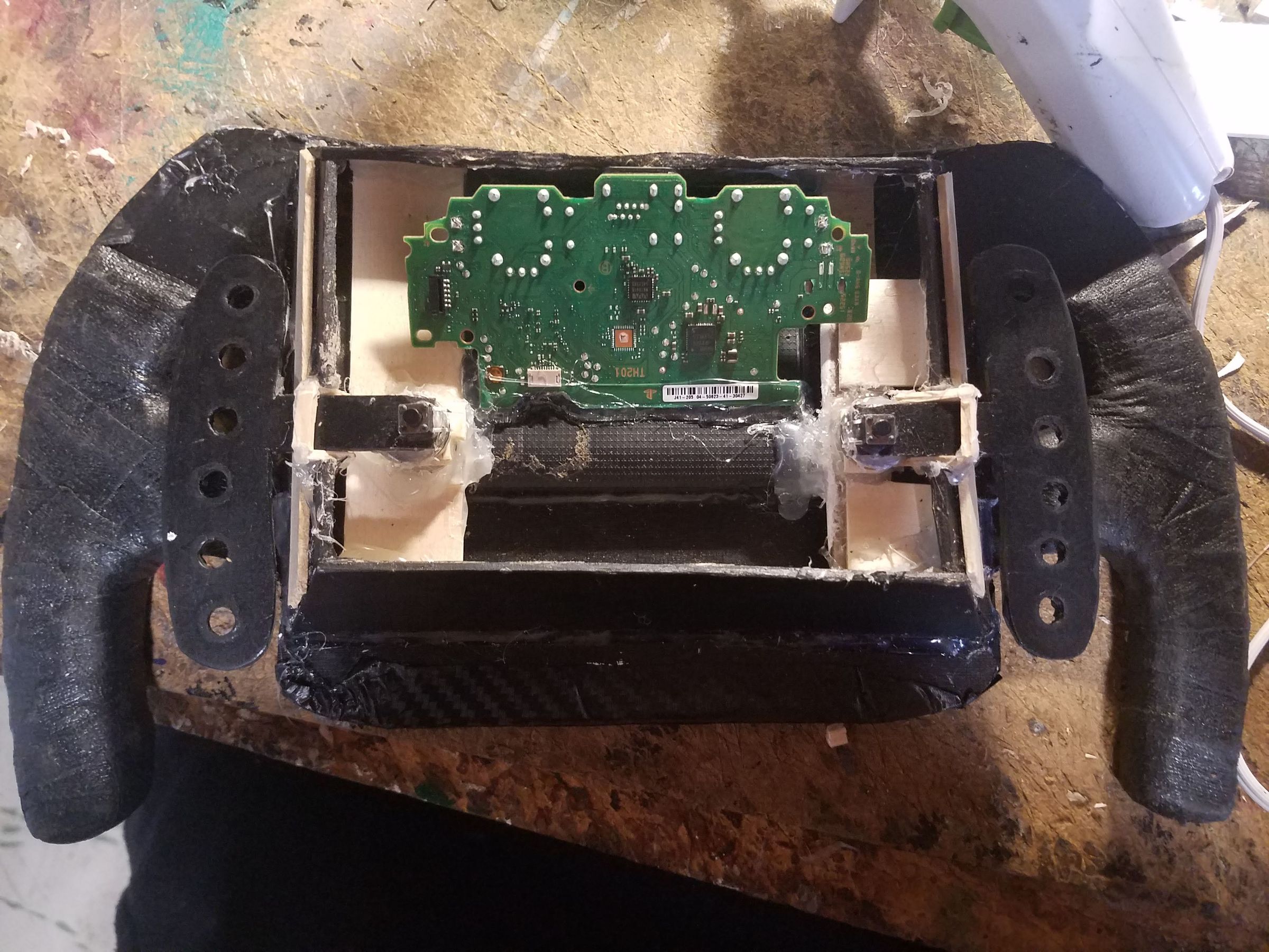 DIY PC Steering Wheel and Pedals From Cardboard! (Feedback, Paddle ...
