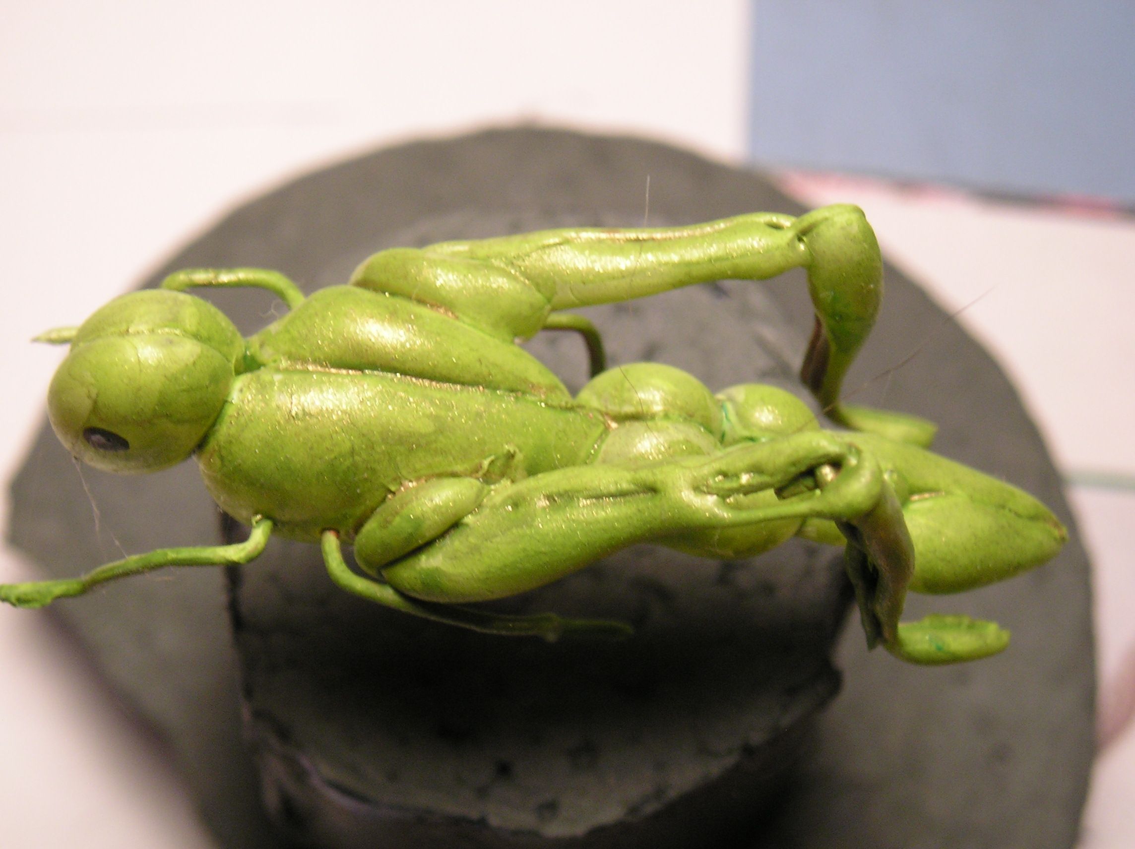 Sculpture Miniature Polymer Clay Insect Figurine-Sculpted Miniature Bug ...