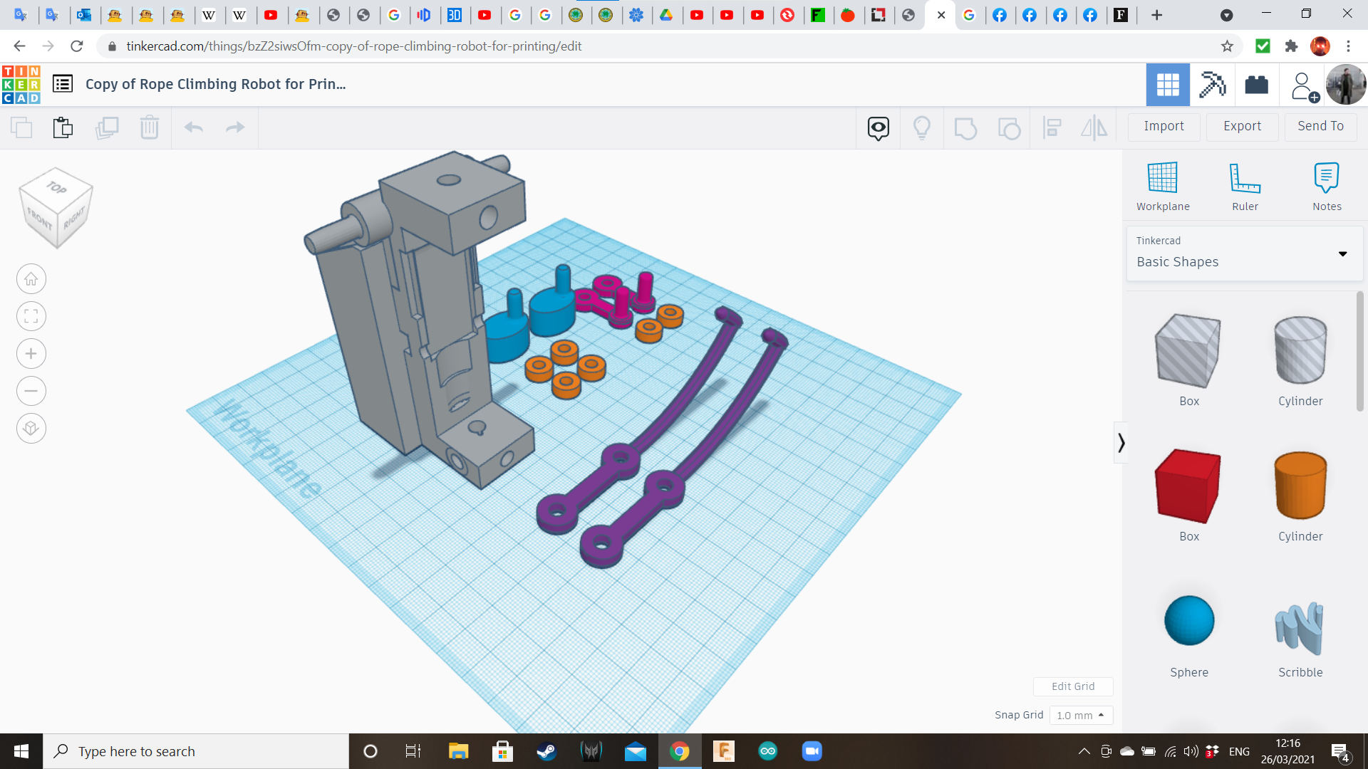 Tinkercad Robotics for School: Basketball Machine! : 16 Steps (with ...