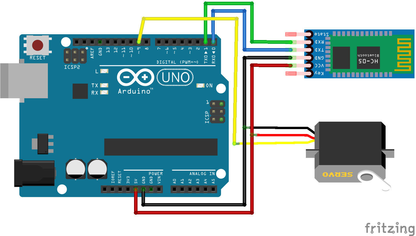 Arduino & Android Based Bluetooth Control Password Protected Door Lock ...