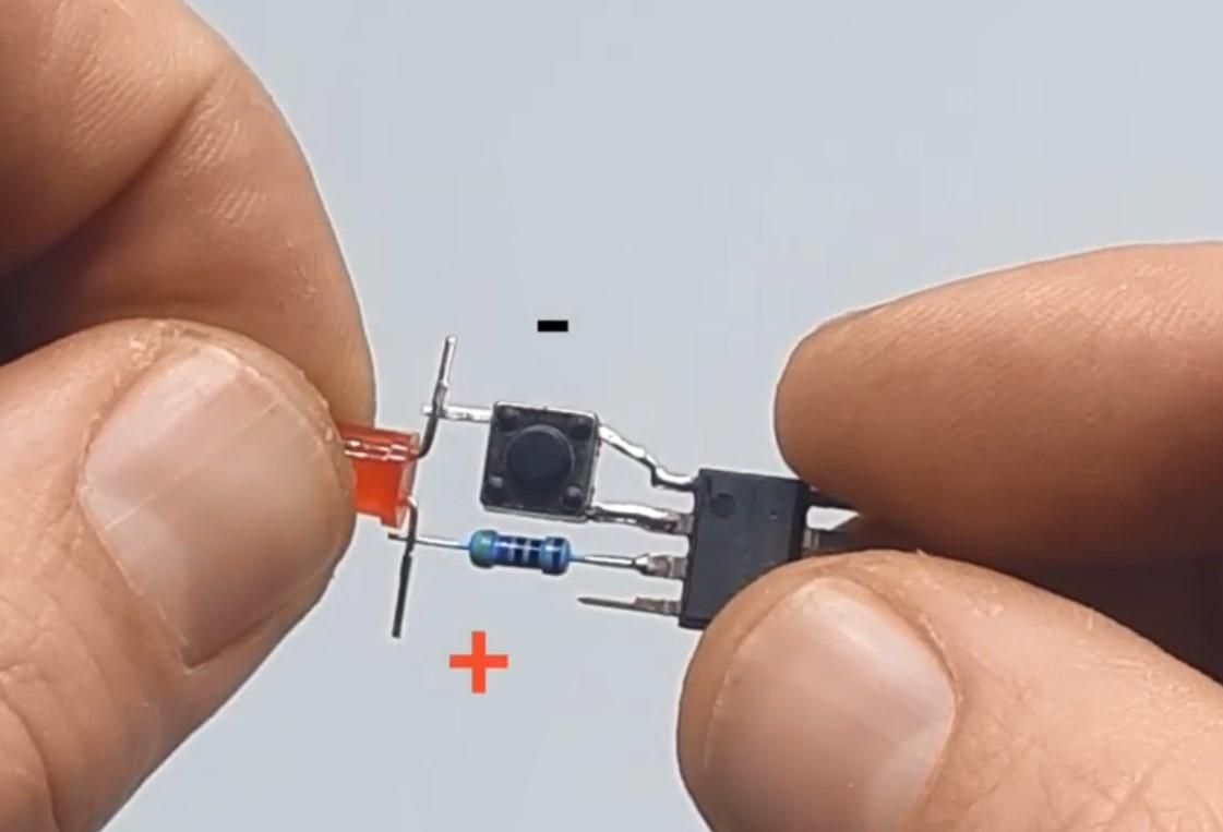 Simple Click on Click Off Circuit : 6 Steps (with Pictures) - Instructables