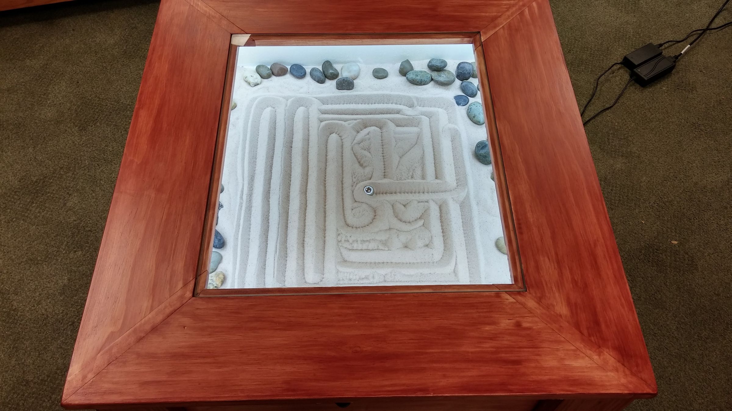 Zen Garden CNC End Table : 19 Steps (with Pictures) - Instructables