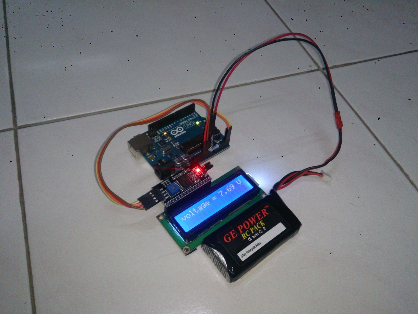 Arduino Battery Voltage Indicator : 5 Steps (with Pictures) - Instructables