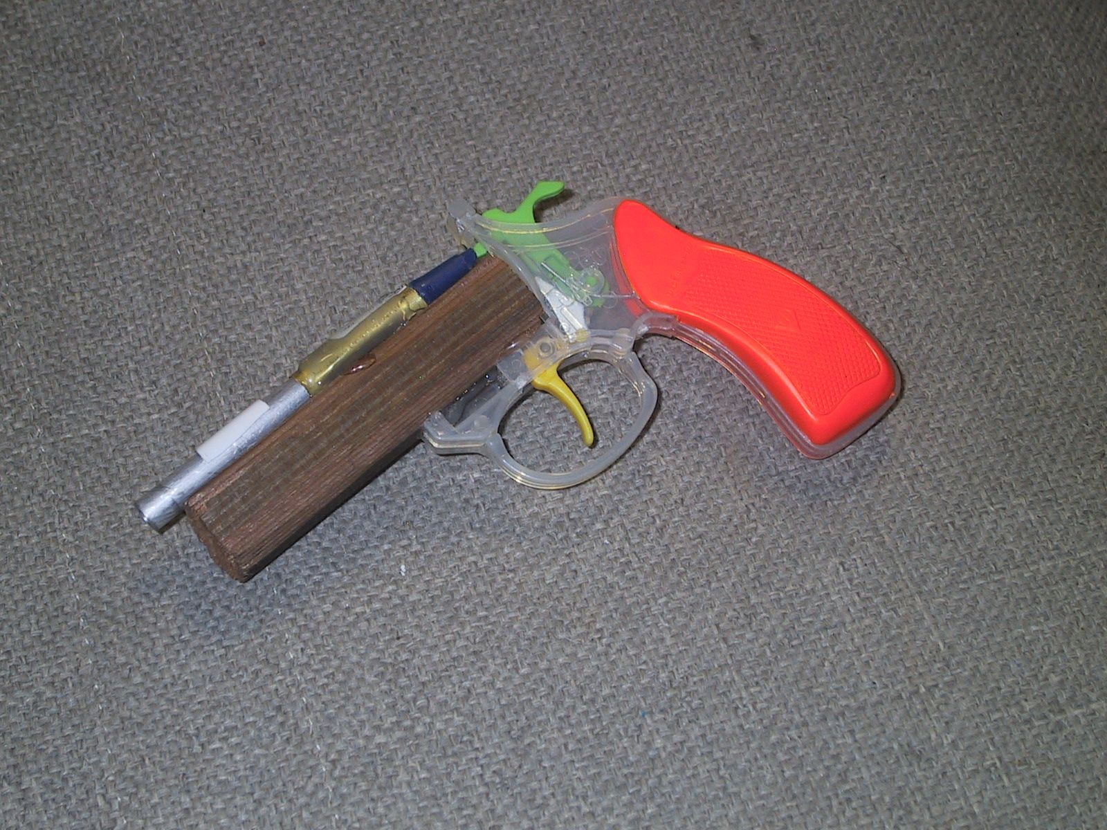 Cap-powered Airsoft Duelling Pistol : 15 Steps - Instructables