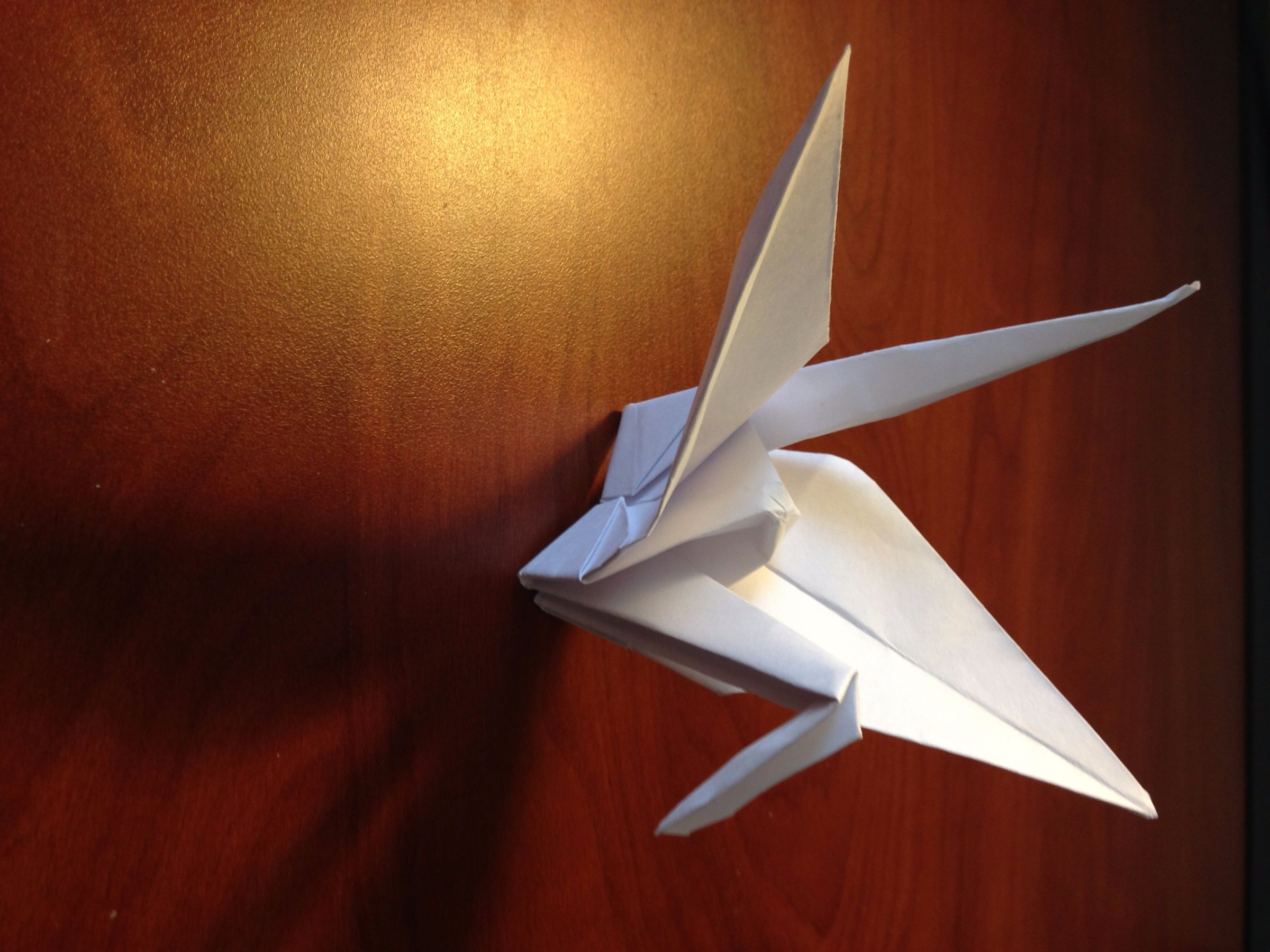 10 Small Silver Origami Cranes/Small Origami Cranes/Silver Origami ...