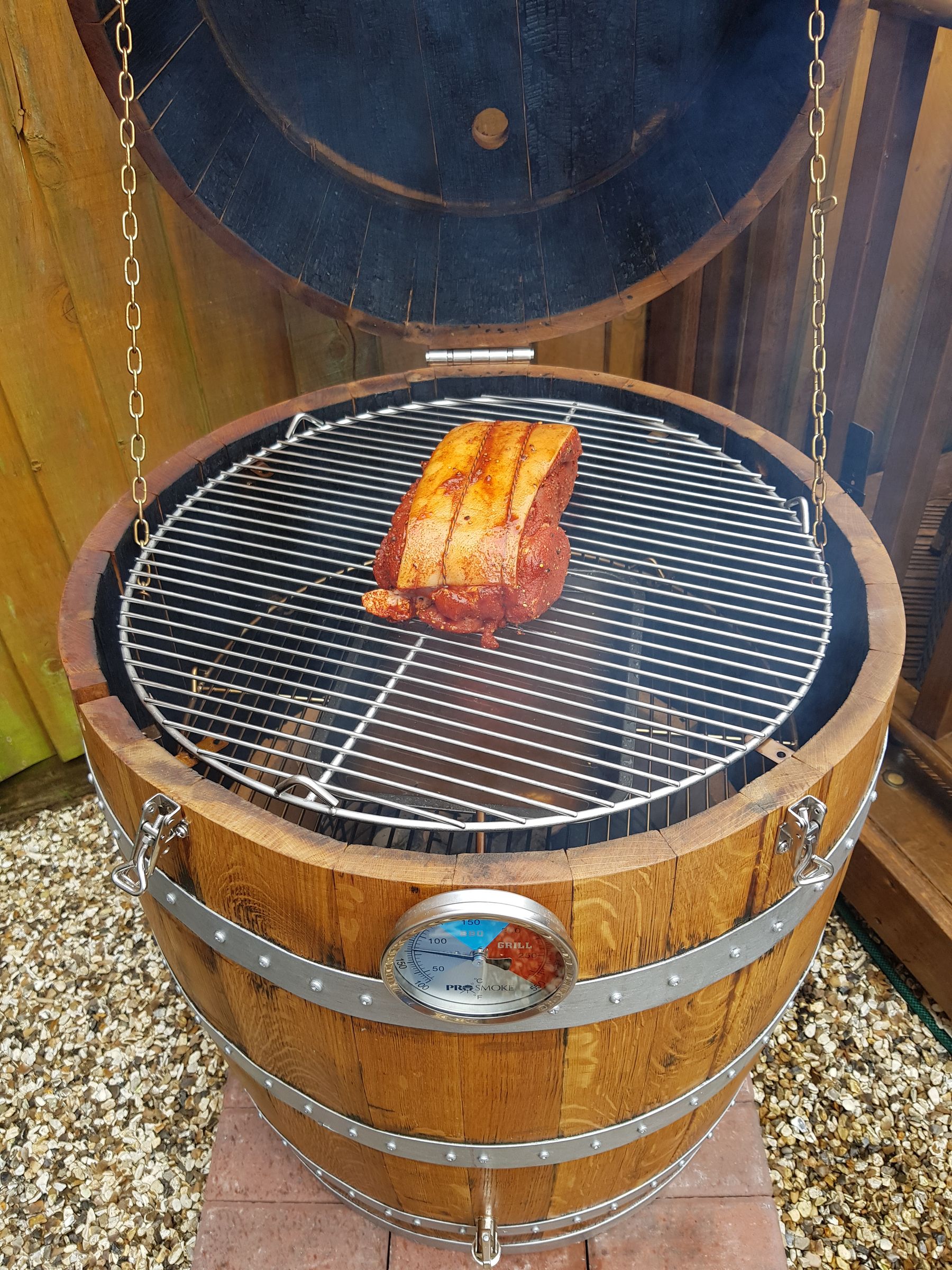 Whiskey Barrel Smoker / BBQ : 14 Steps (with Pictures) - Instructables