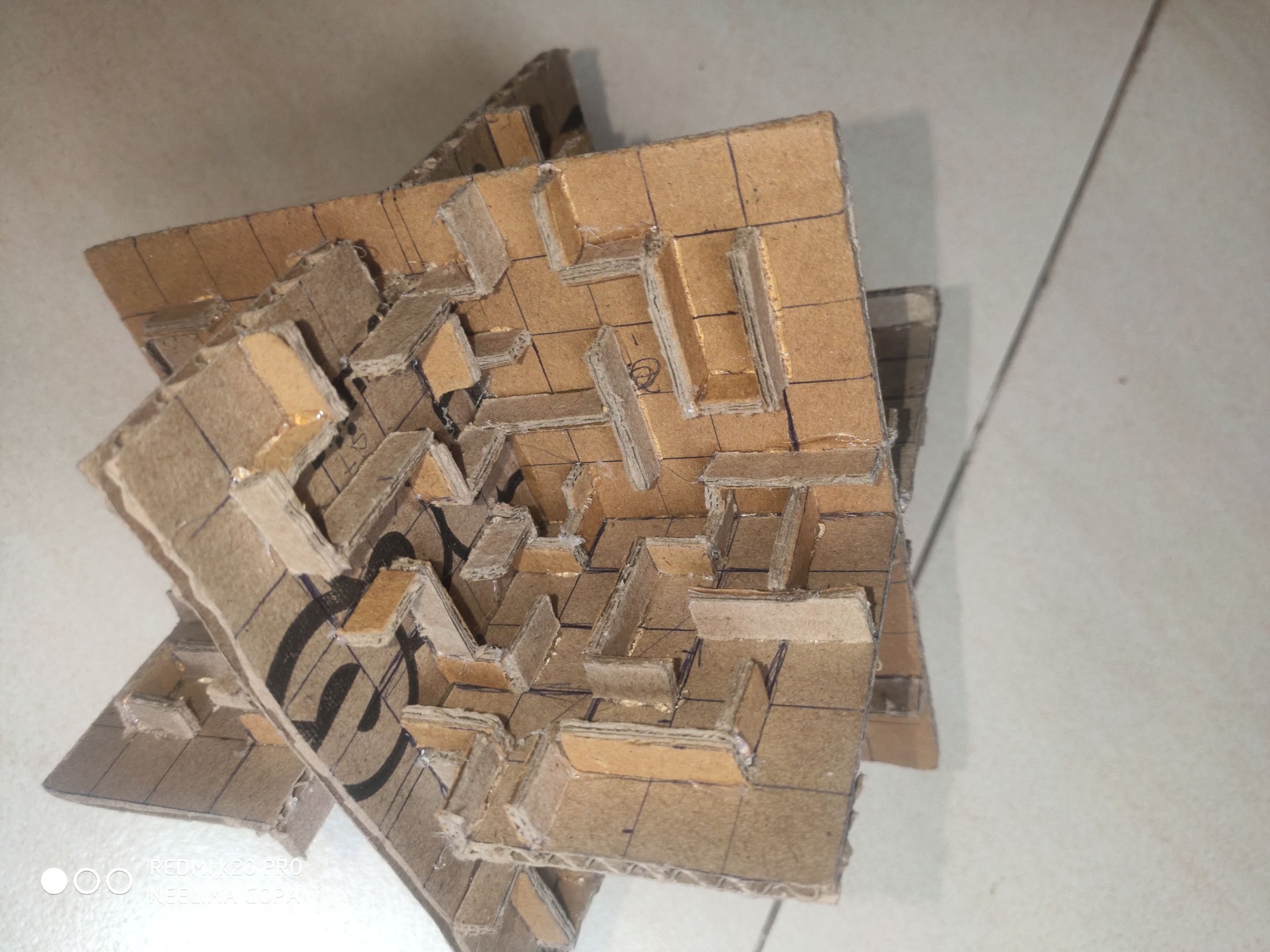 3D Cardboard Labyrinth Maze : 19 Steps (with Pictures) - Instructables