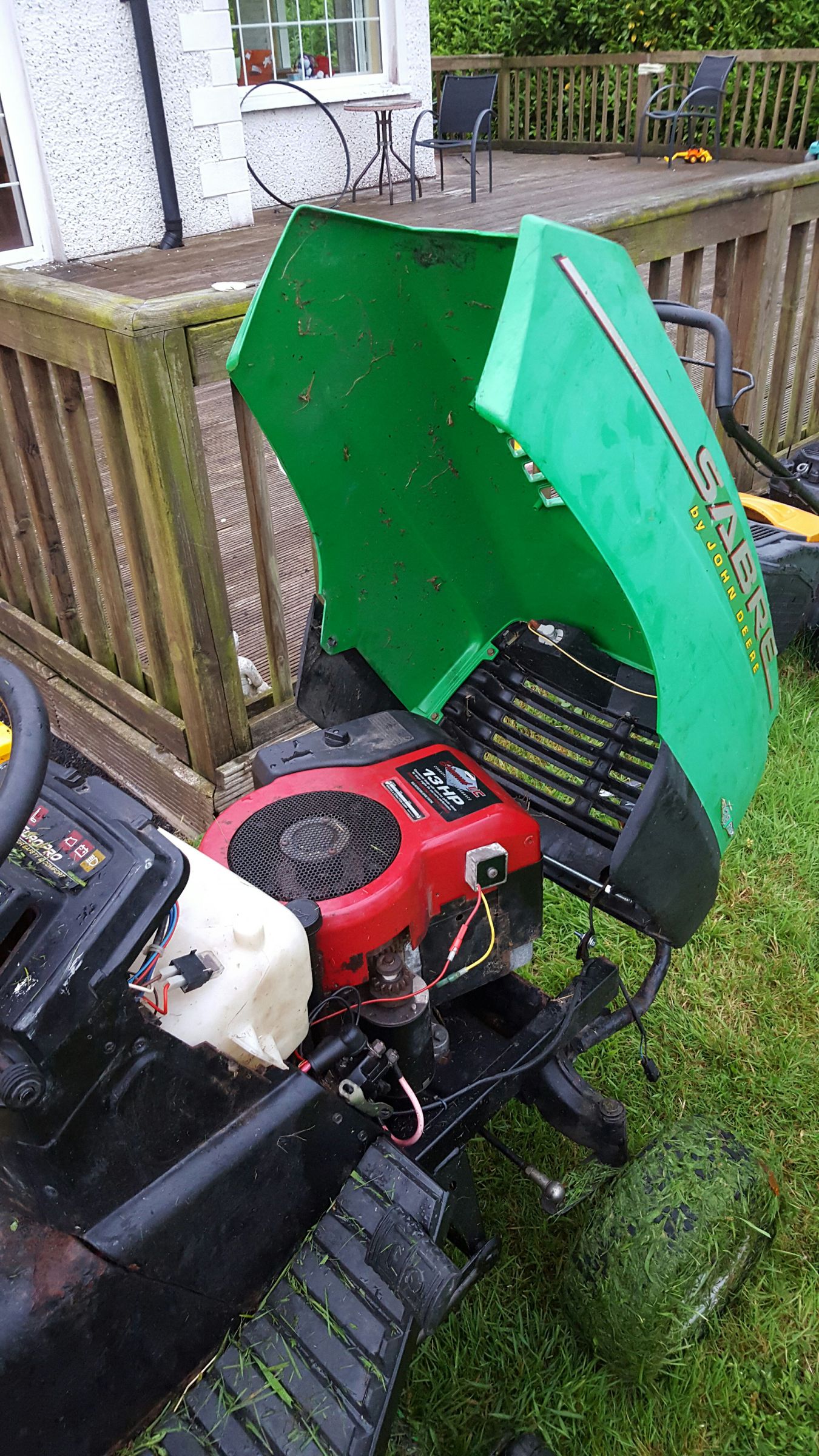 Ride-on Mower Rebuild + Homemade Grass Catcher Build! : 8 Steps (with ...