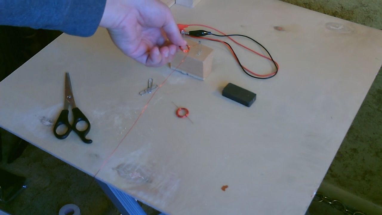 Homemade DC Motor! - How to Make a Simple DC Motor! - Simple DIY ...