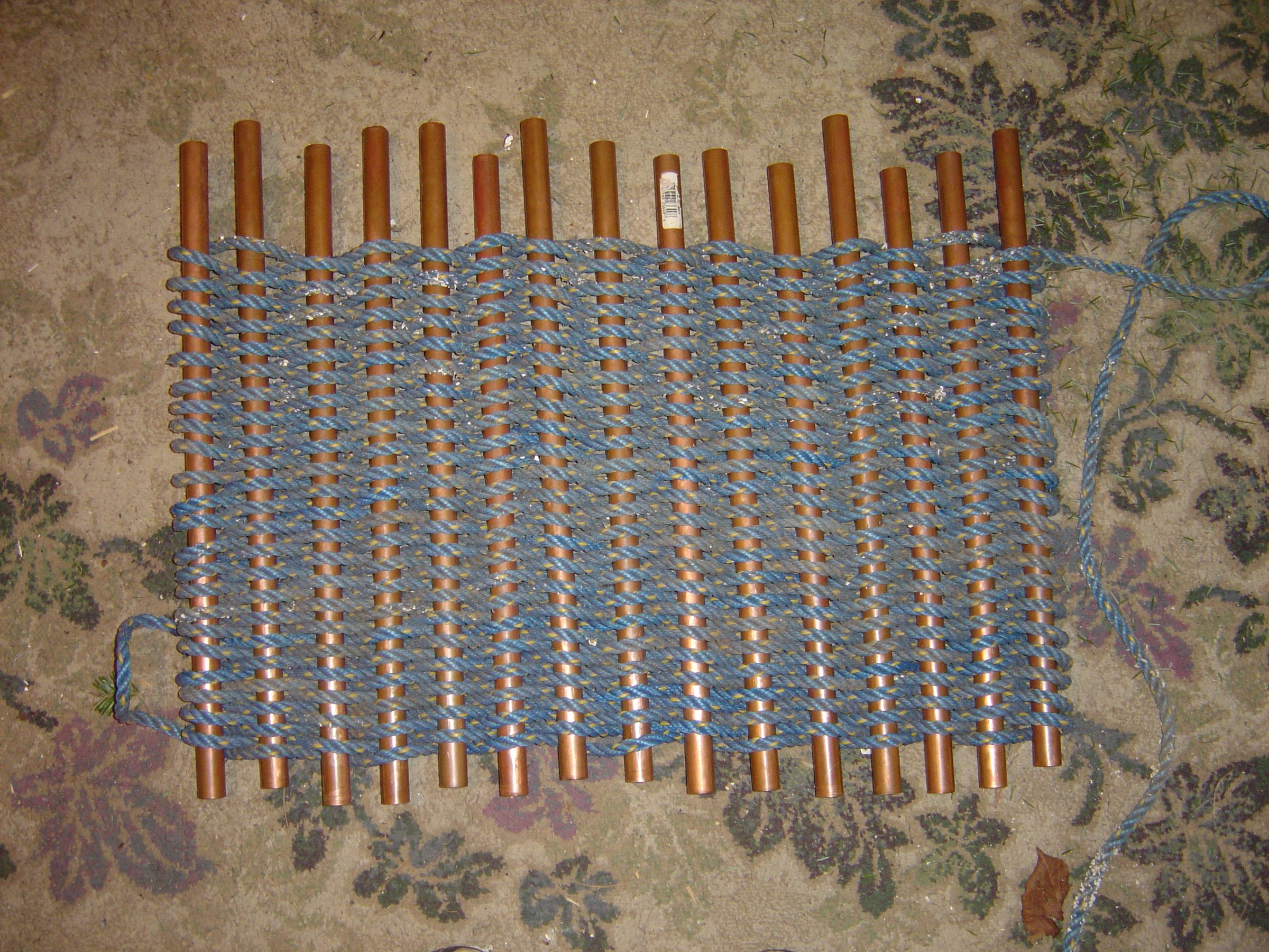 How to Make a Doormat Out of Recycled ROPE! : 9 Steps - Instructables