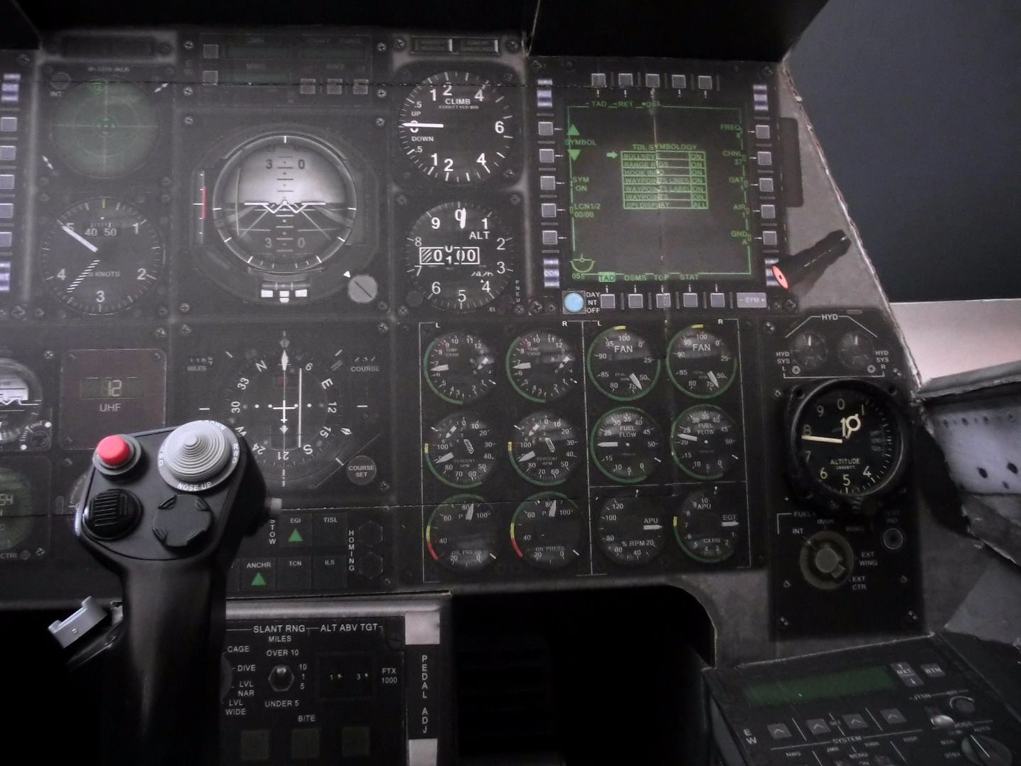 A-10 Jet Aircraft Cardboard Cockpit Replica : 5 Steps (with Pictures ...