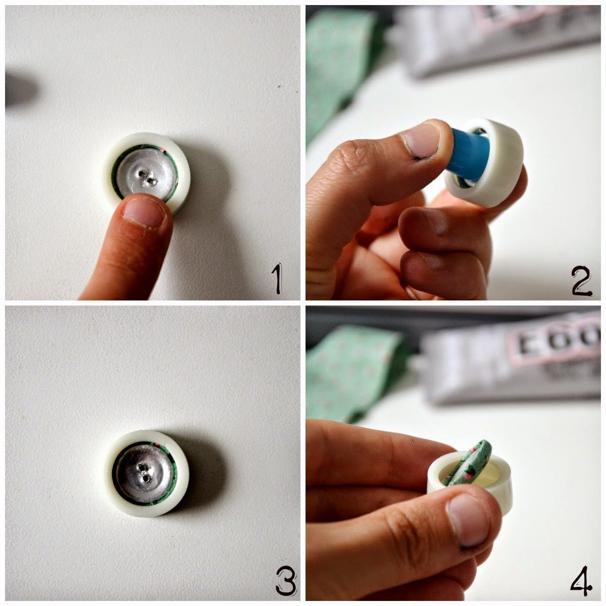 DIY Button Earrings : 7 Steps (with Pictures) - Instructables