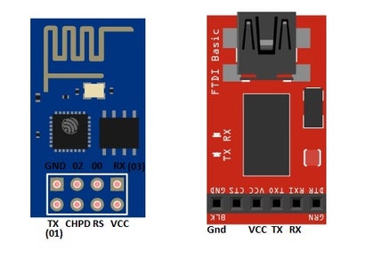 Breadboard FTDI USB Flash Loader for ESP8266-01 : 4 Steps - Instructables