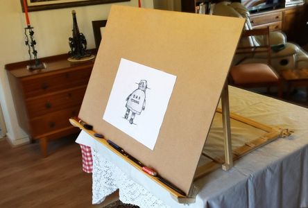 Lightweight Portable Table-Top Artists Easel : 6 Steps (with Pictures ...